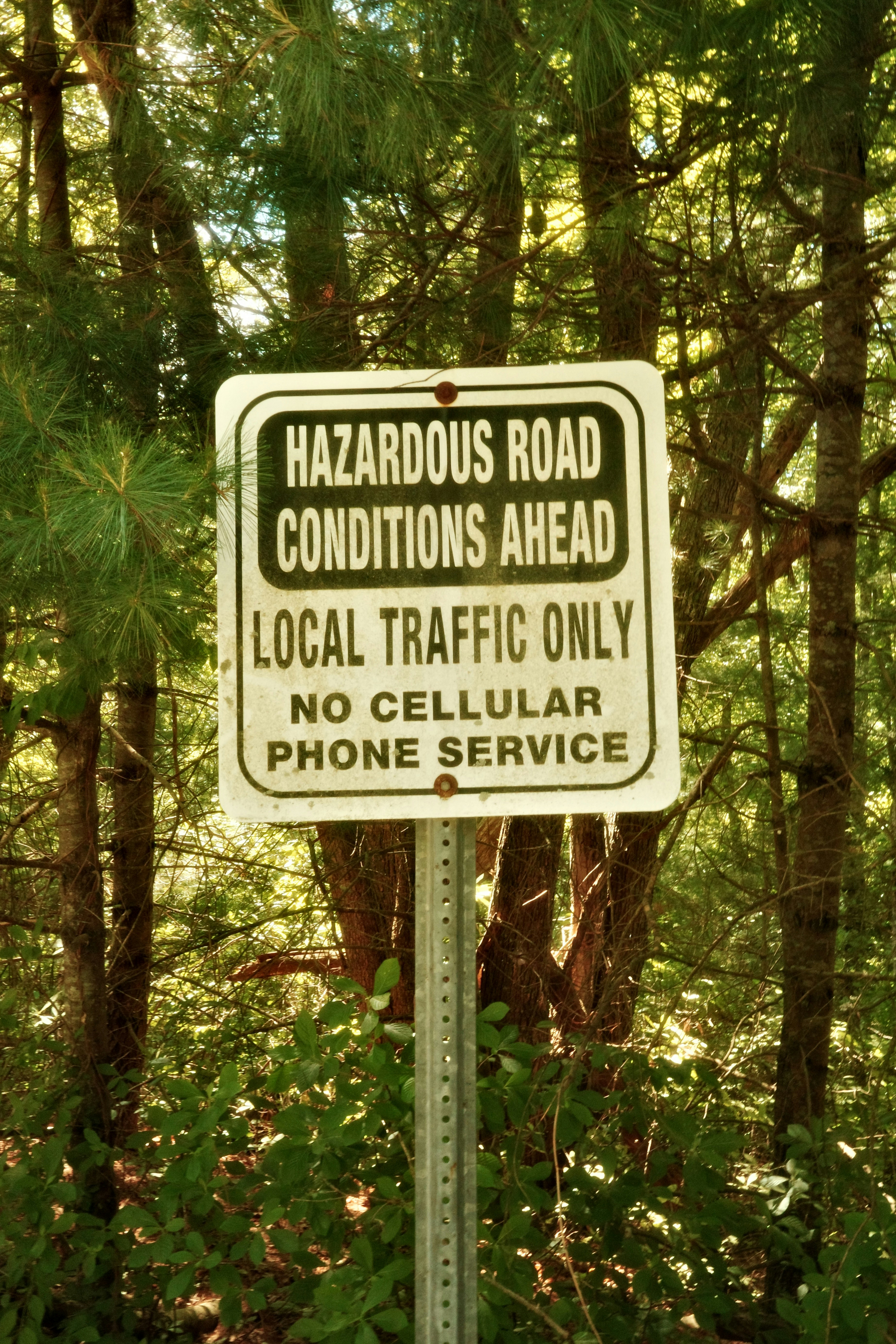 Hazardous Road Ahead: Local Traffic Only