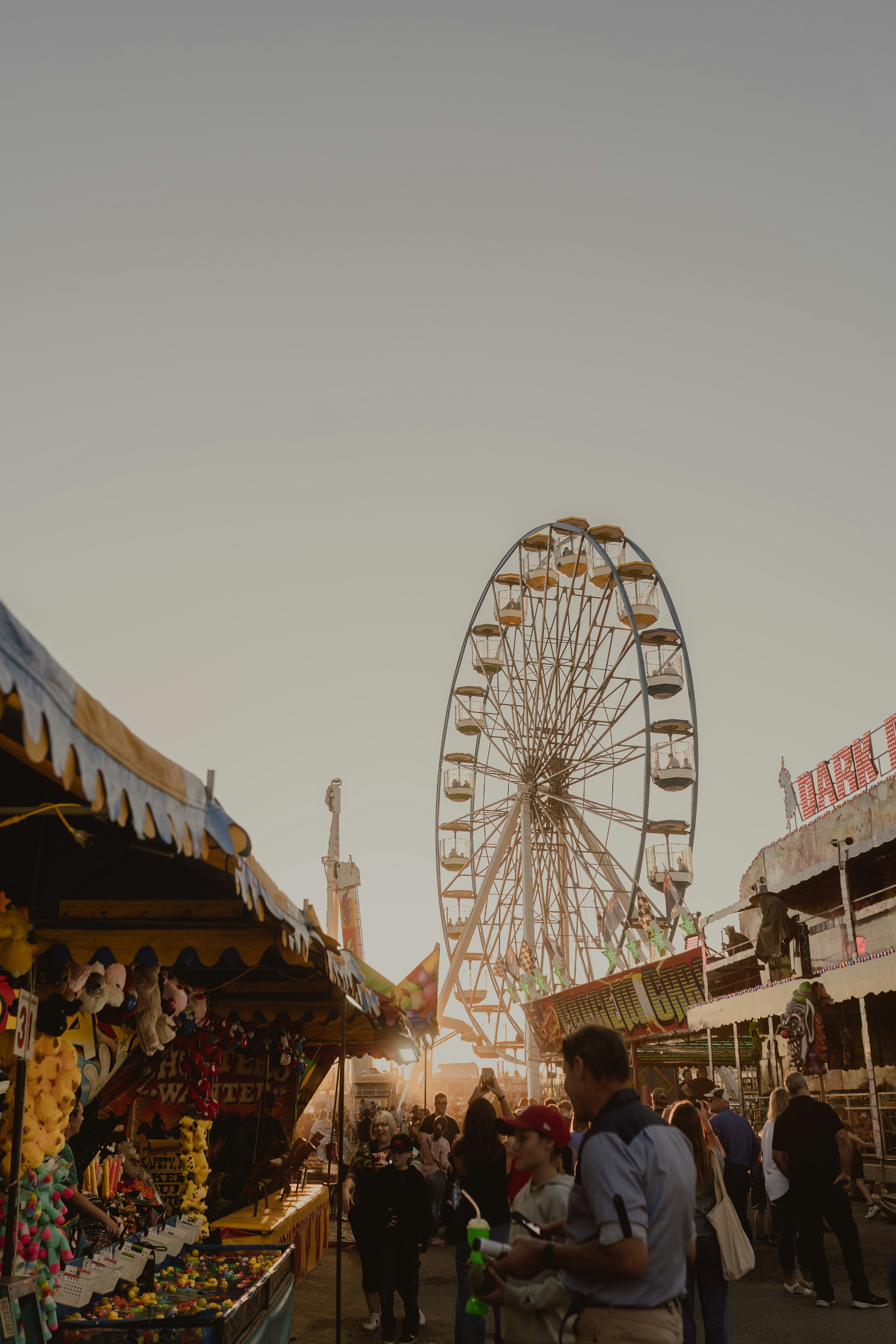 Midway Glow at the Coastal Fairground