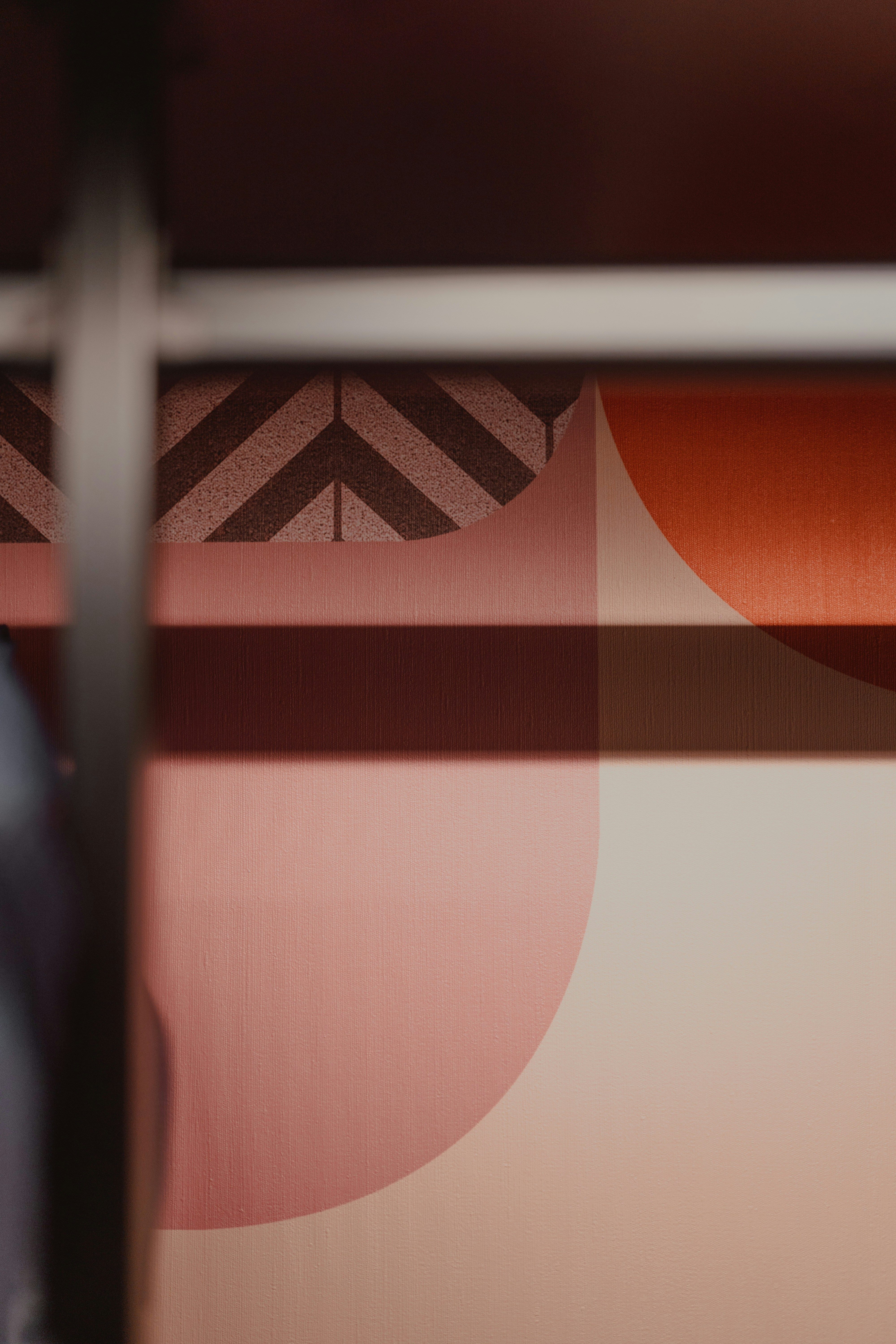 Geometric Echoes: A Fold of Shapes and Color