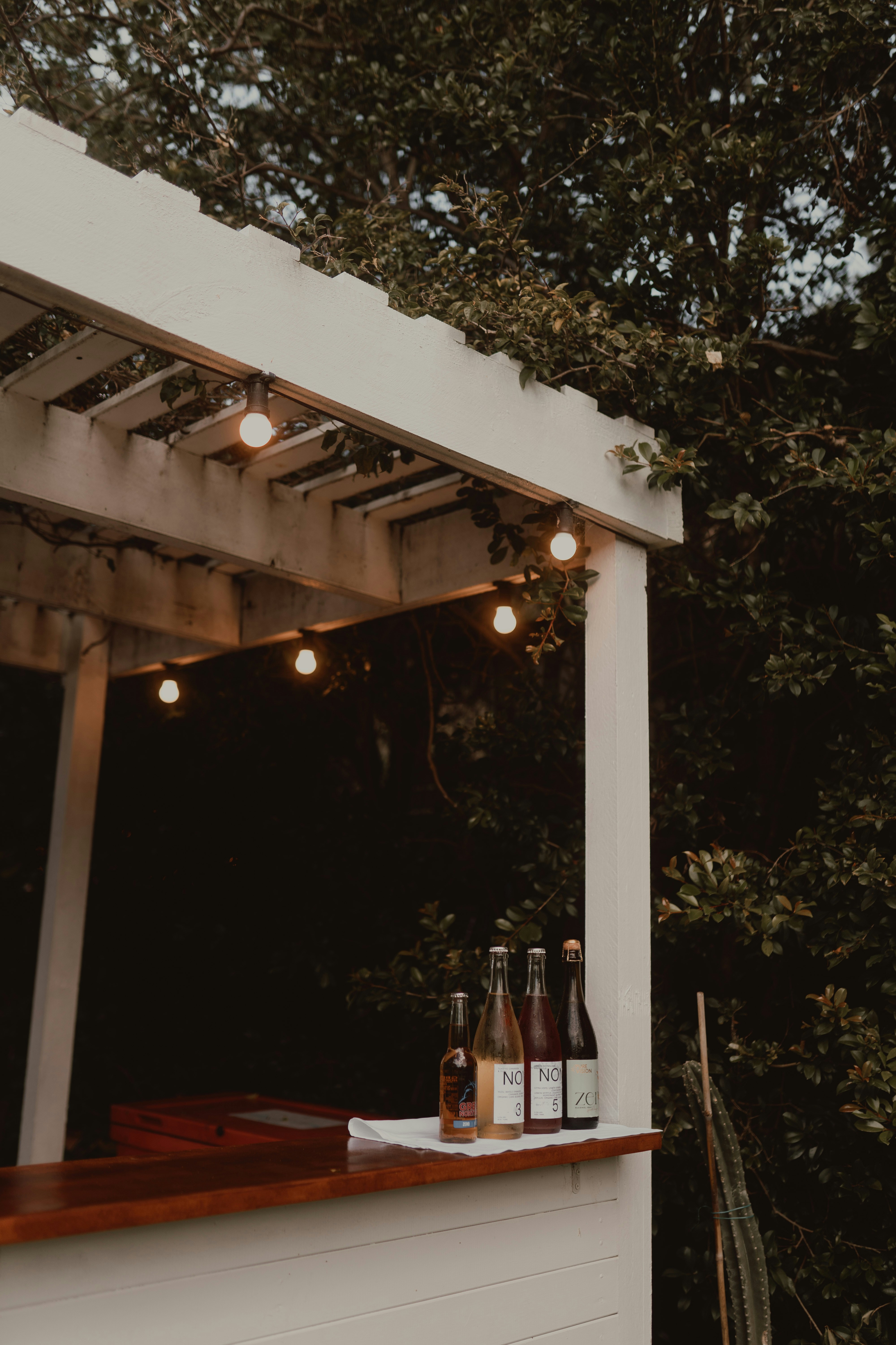 Evening Glow at the Outdoor Bar