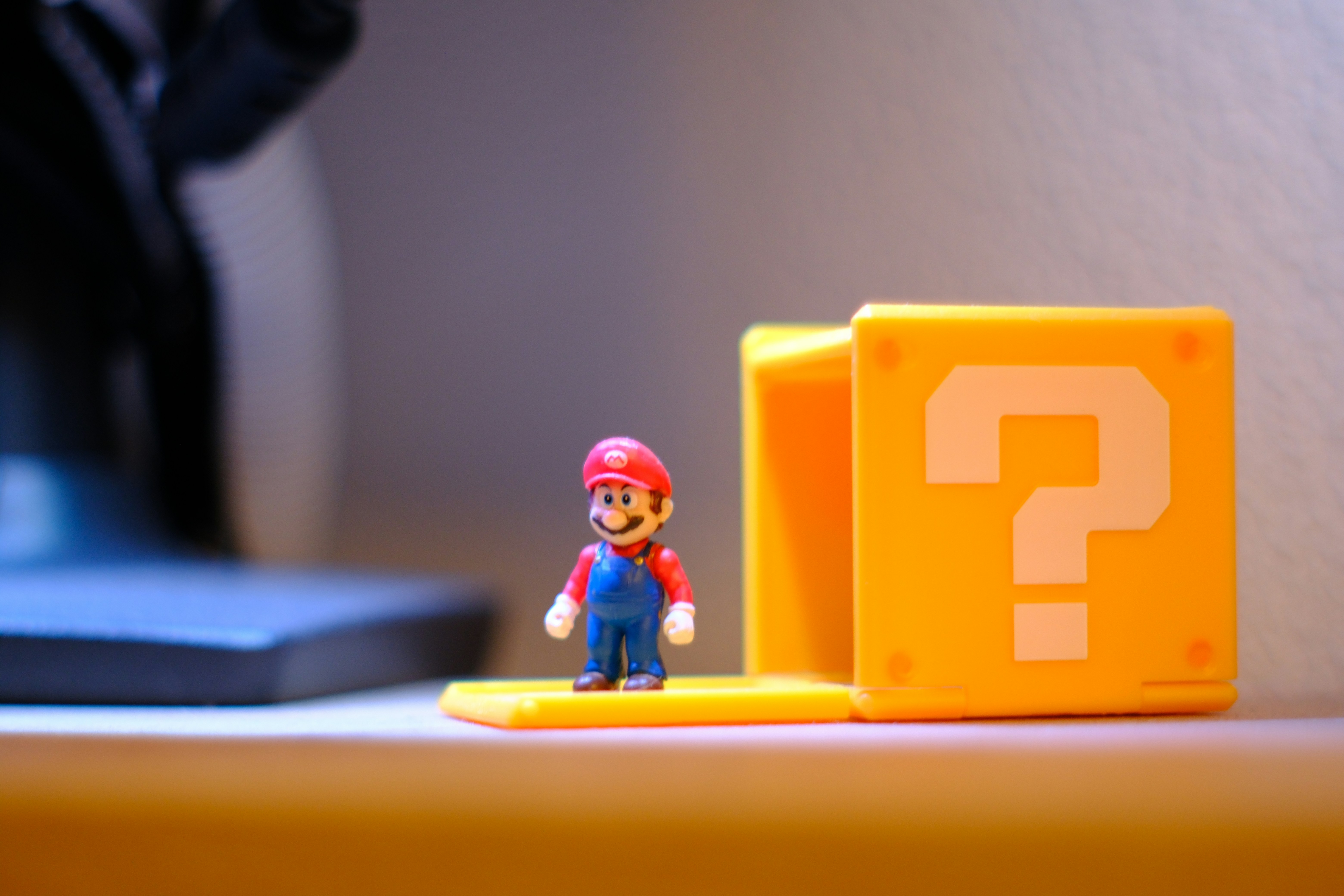 Mario’s Tiny Stage: A Plastic Hero in the Neon Glow