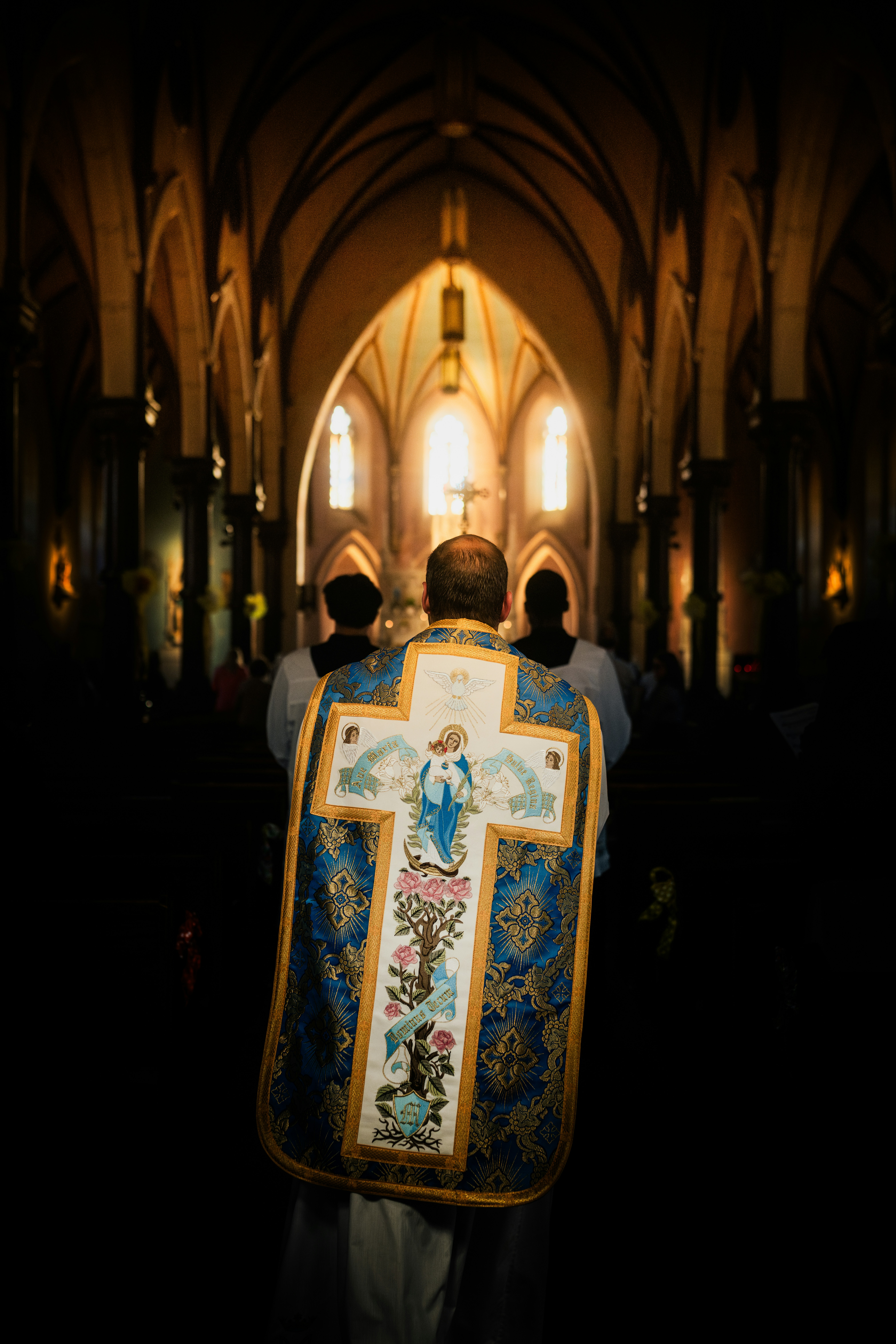 Vesture of Light: Clergy in a Gothic Nave