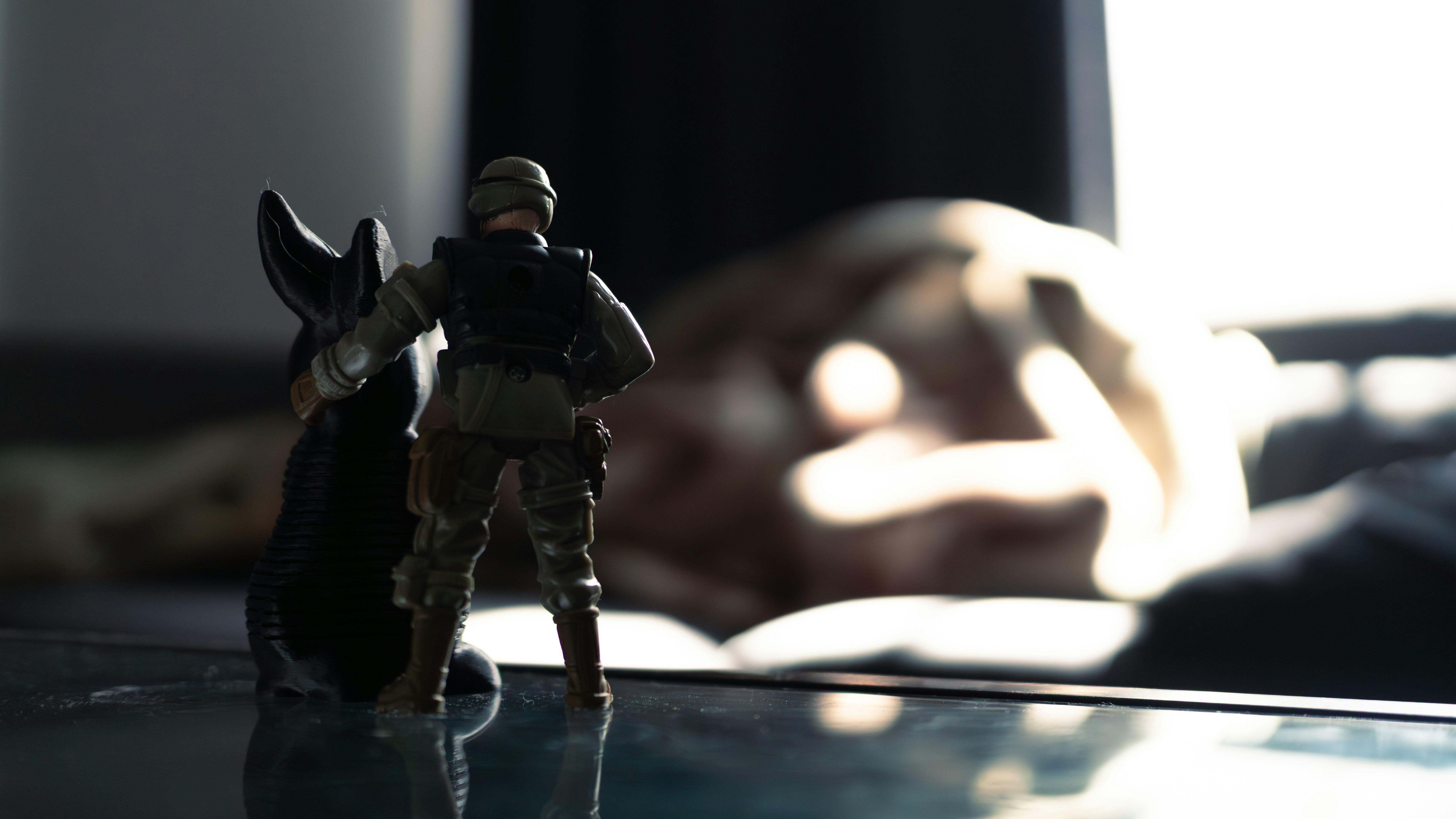 Tiny Soldier, Giant Shadow: A Mission on the Glass Surface