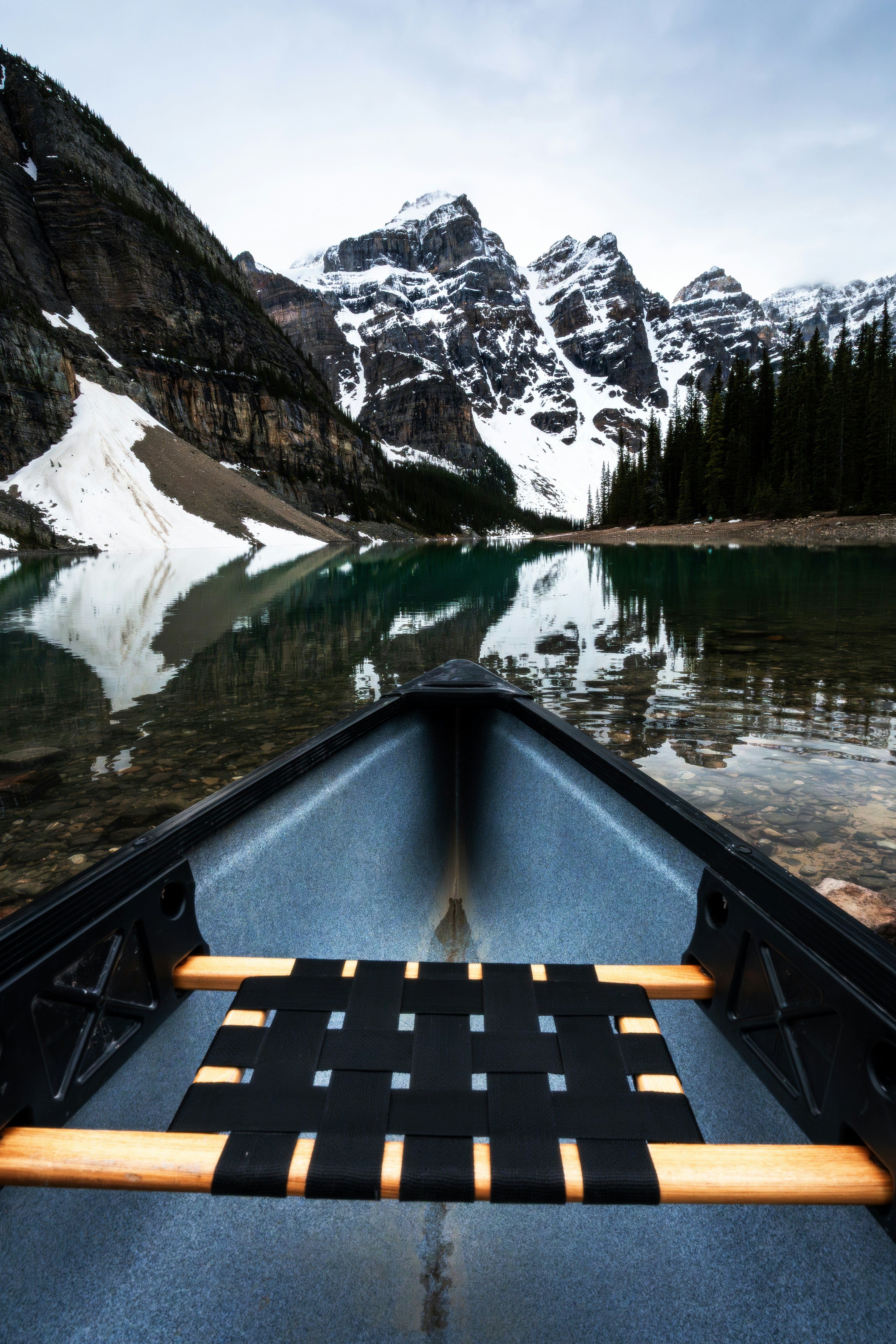 Paddling Toward Glacier Reflections