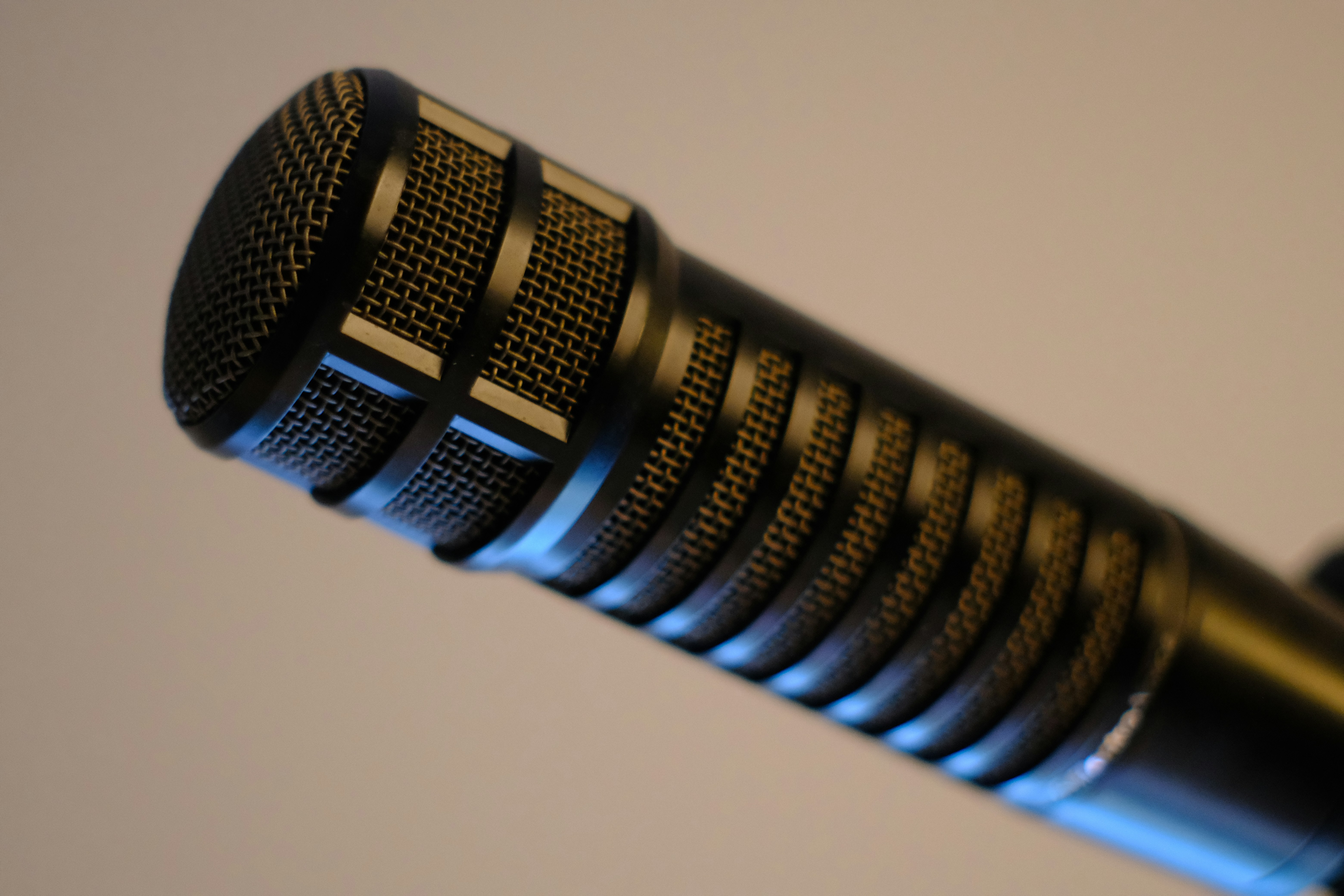 Microphone in Focus: A Macro Portrait of a Dynamic Speaker Capsule