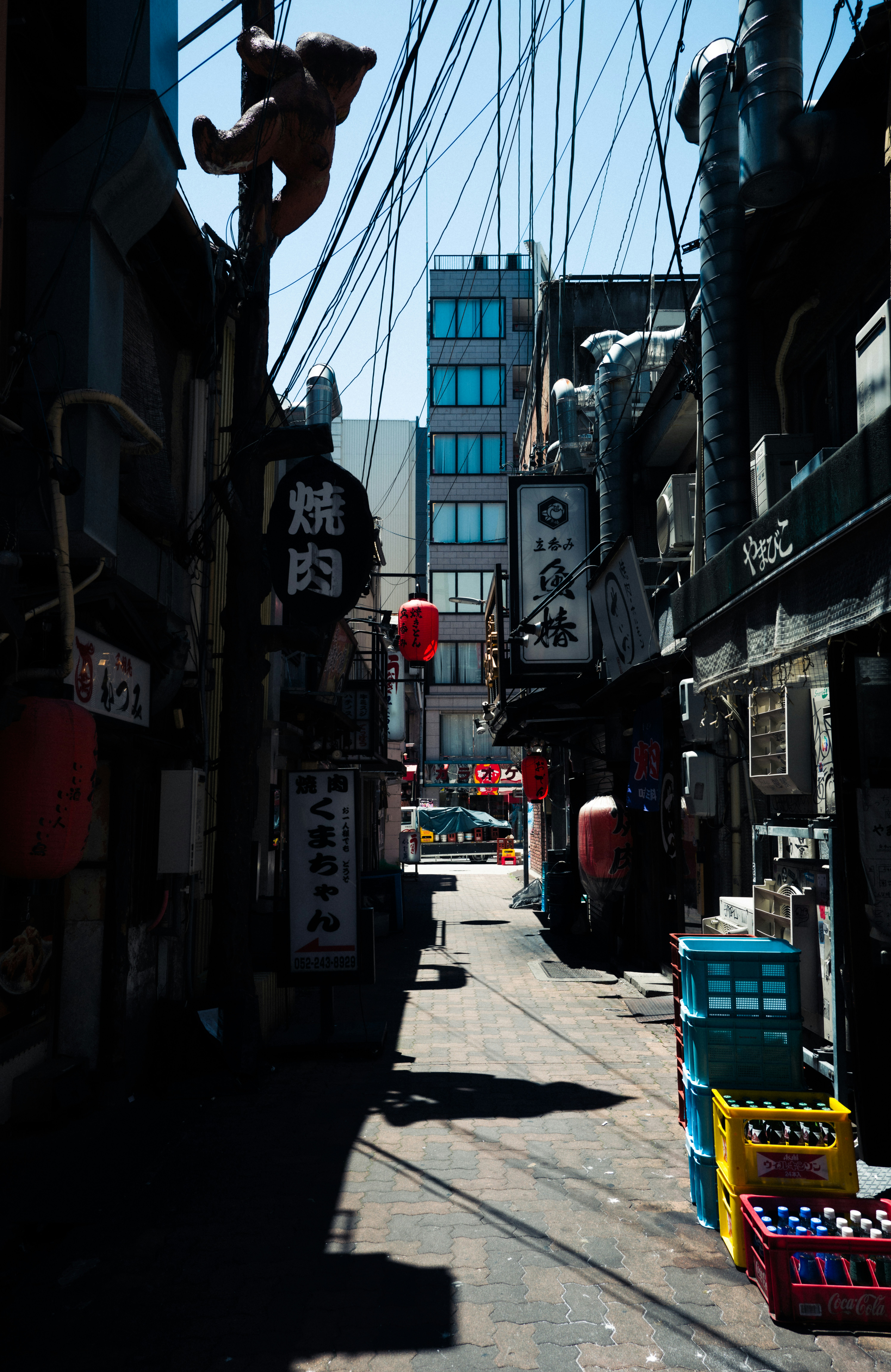Narrow Alley in the Heart of Neon Japan