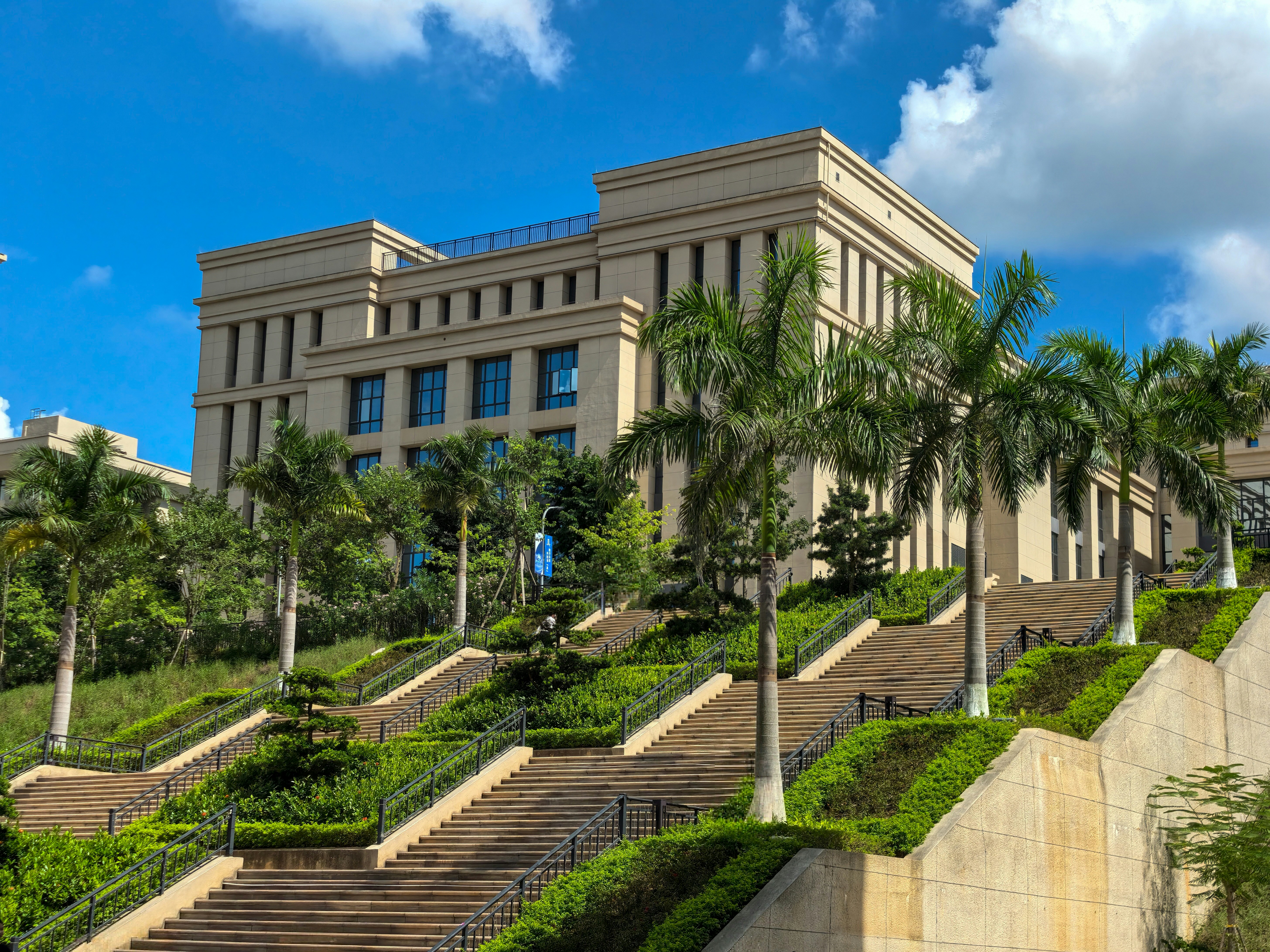 Steps to a Modern Sky: A Terraced Campus Facade