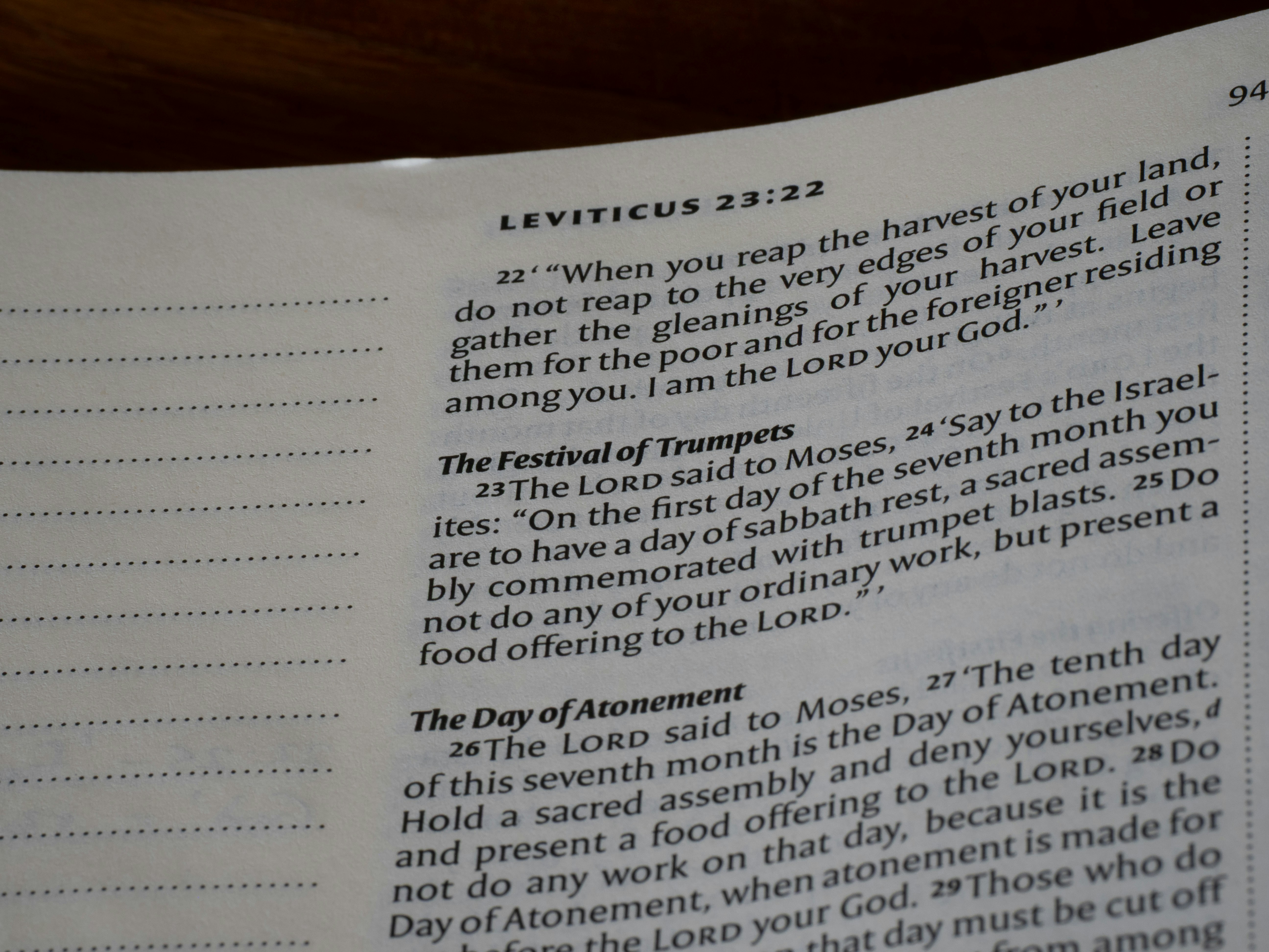 The Book of Leviticus