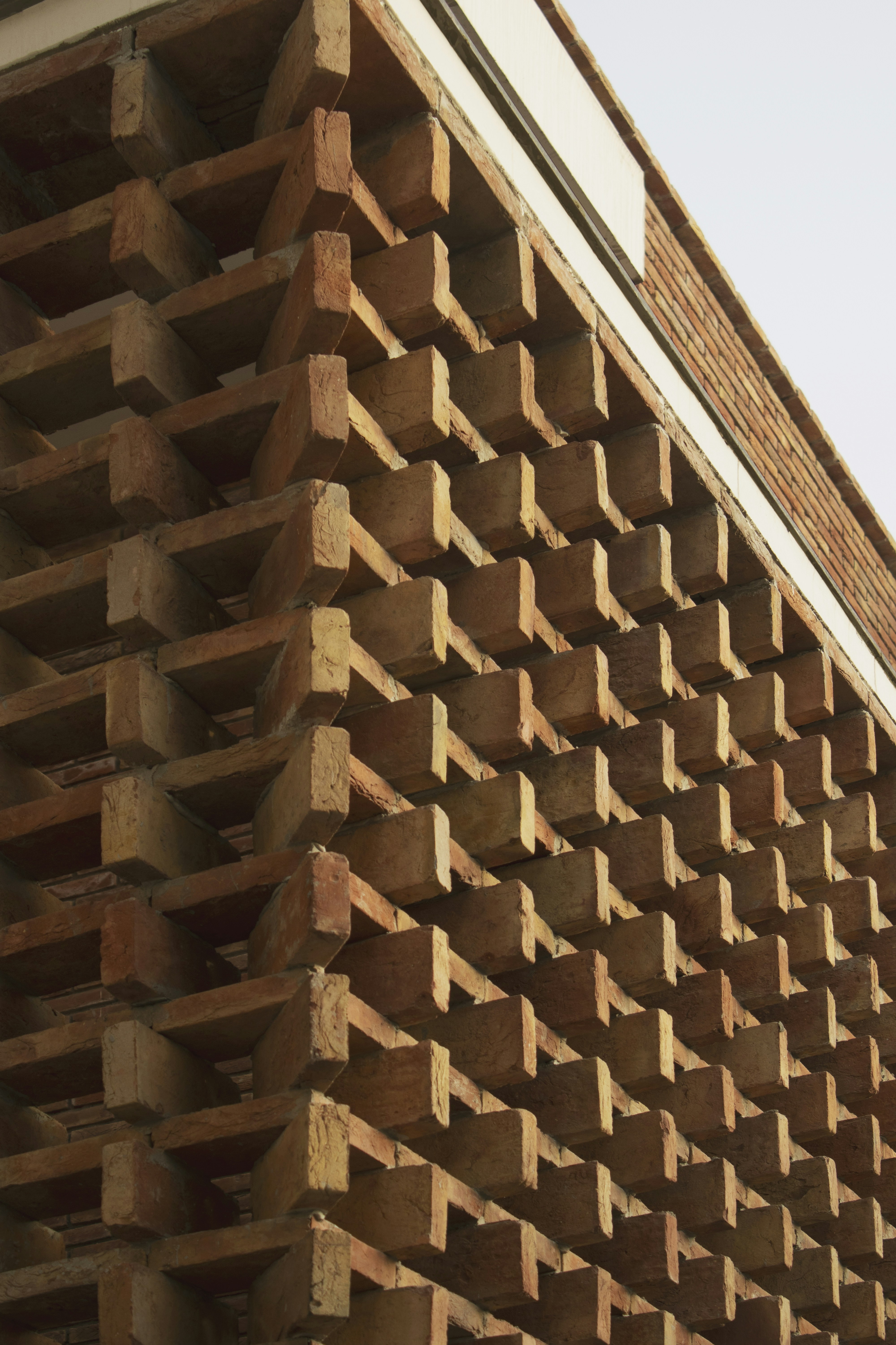 Brick Lattice in Warm Light