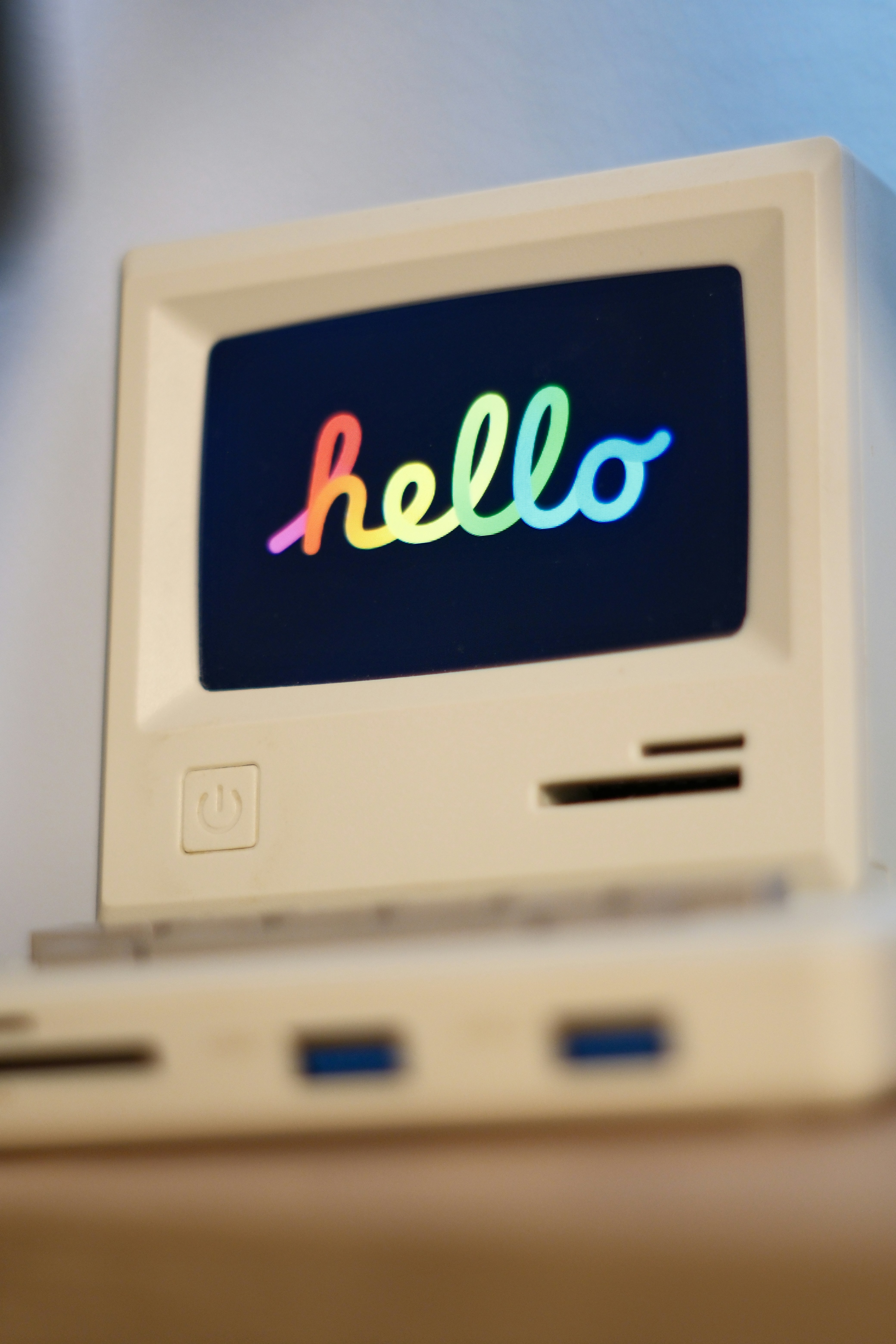 Hello, Vintage Hello: A Retro Display in Soft Focus