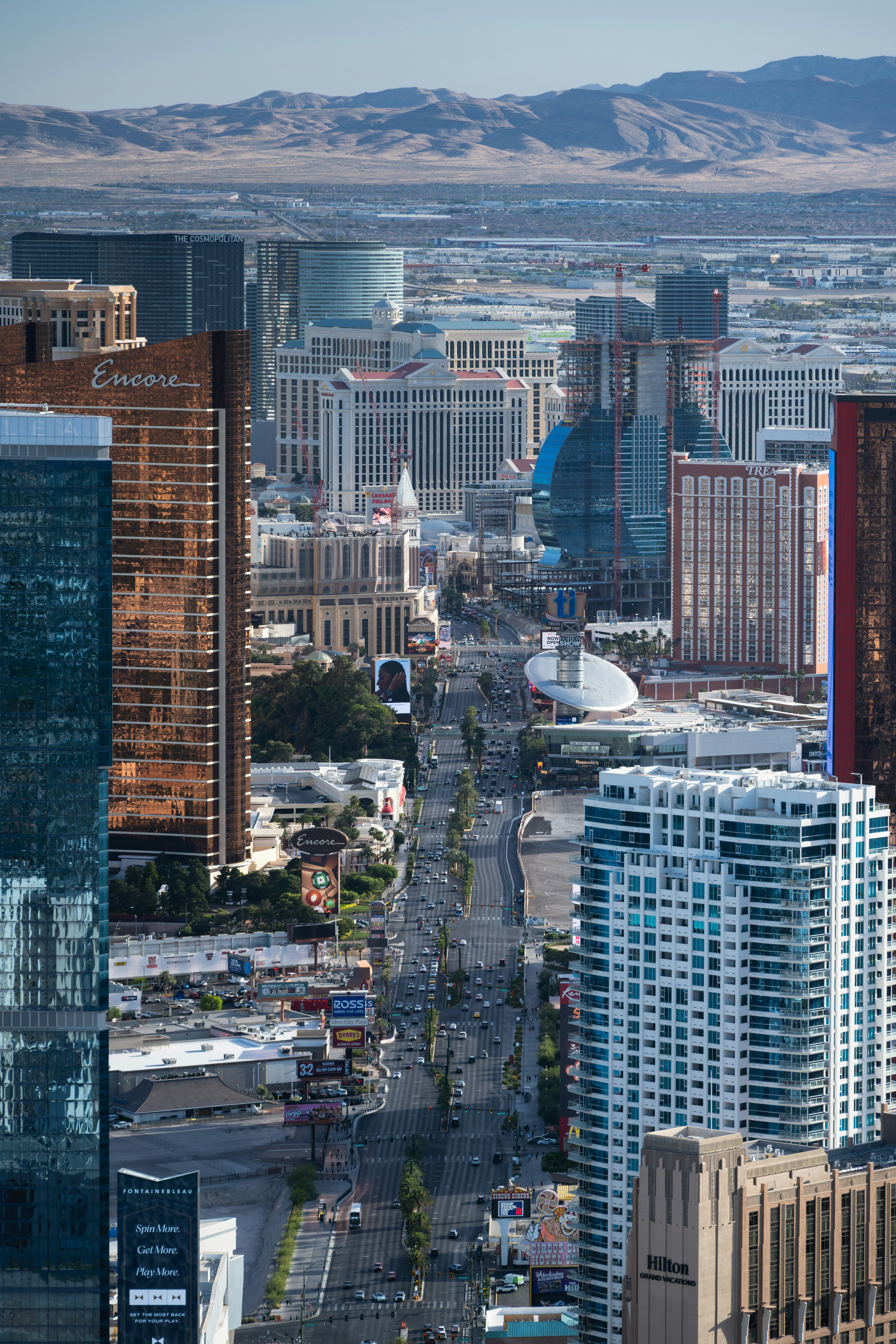 View of Las Vegas Trip from The Strat. Las Vegas, USA, abr/26