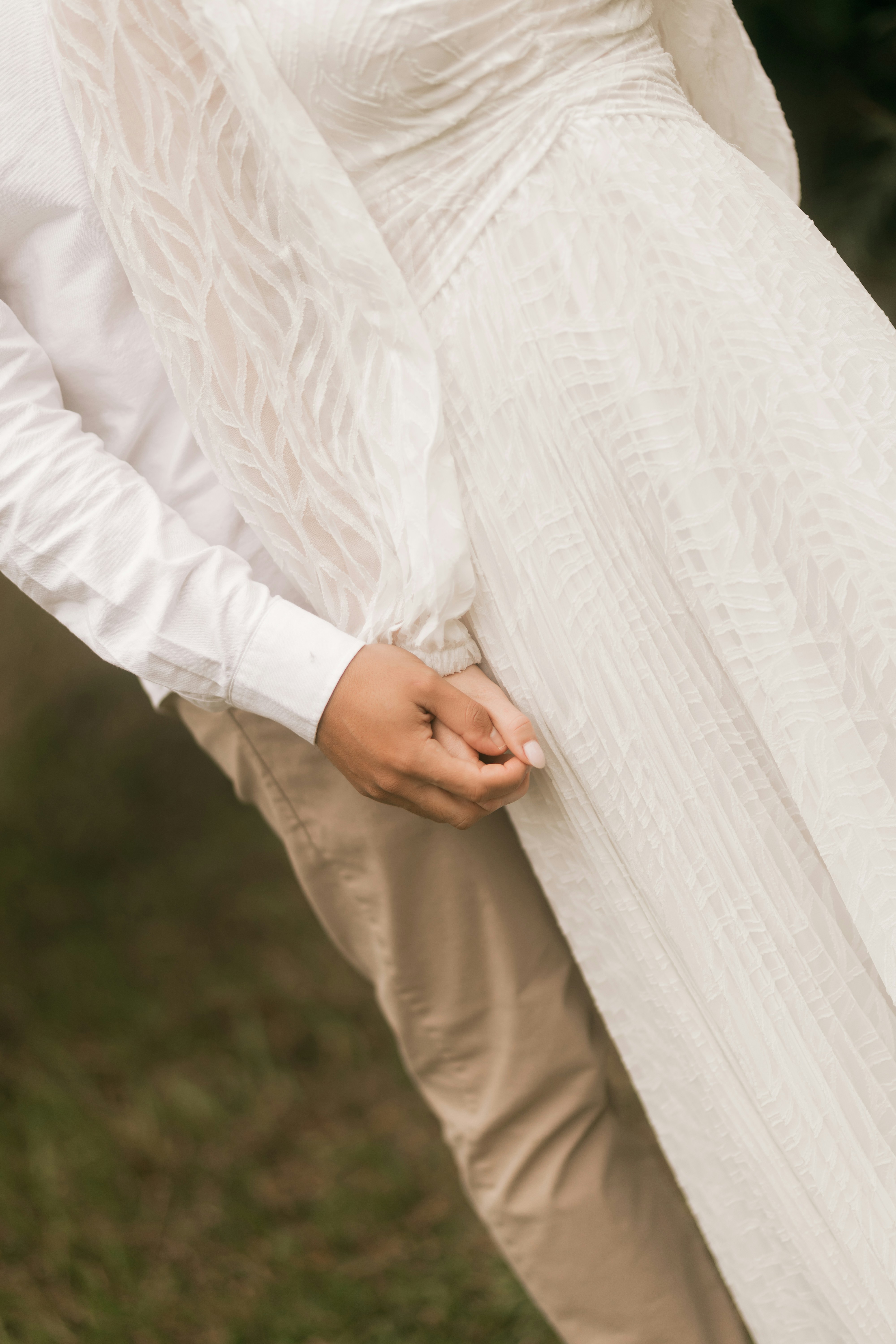 Gentle Cloak: A Quiet Moment in White Textures