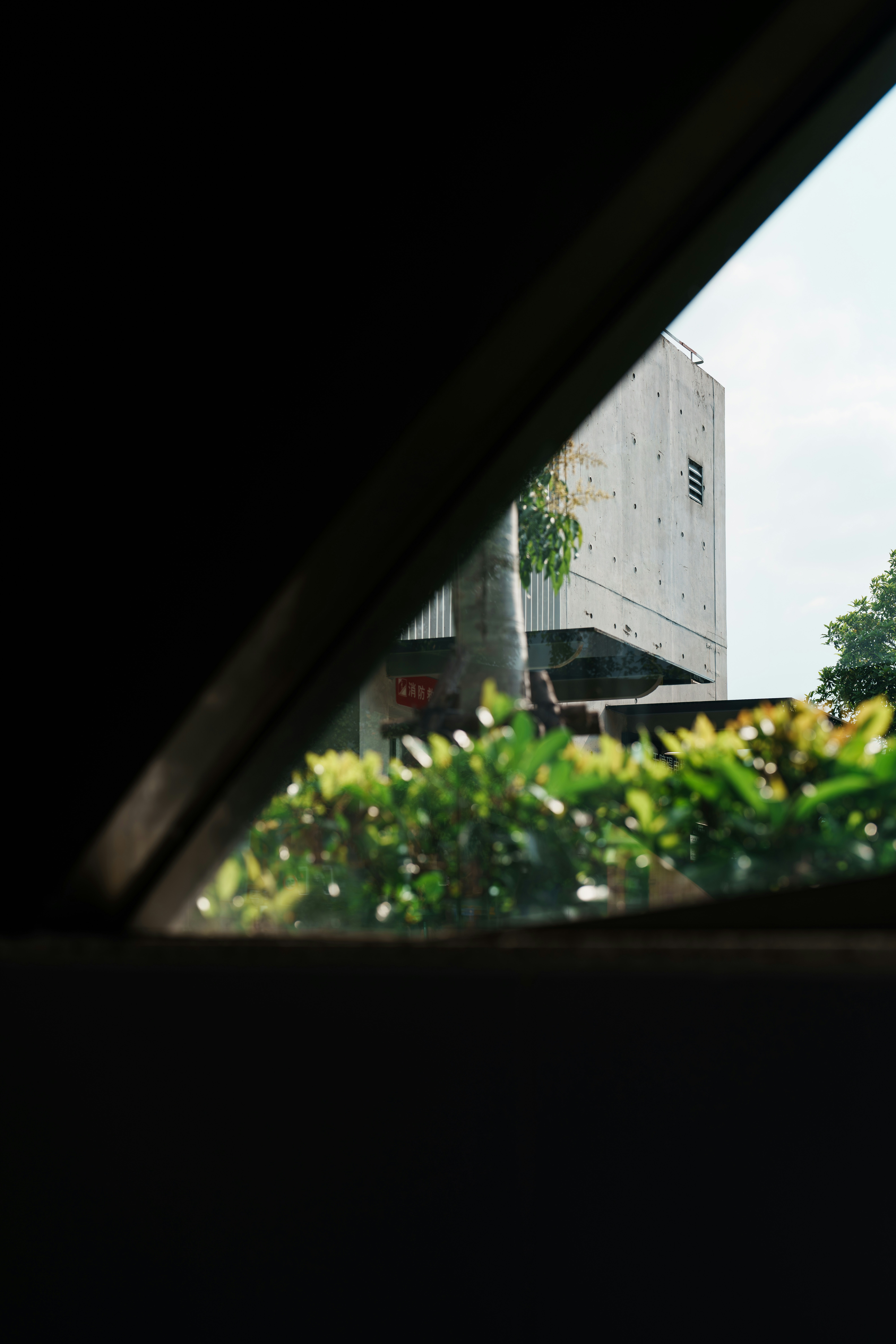 Through a Sliver of Light: Architectural Fragments Beyond a Window