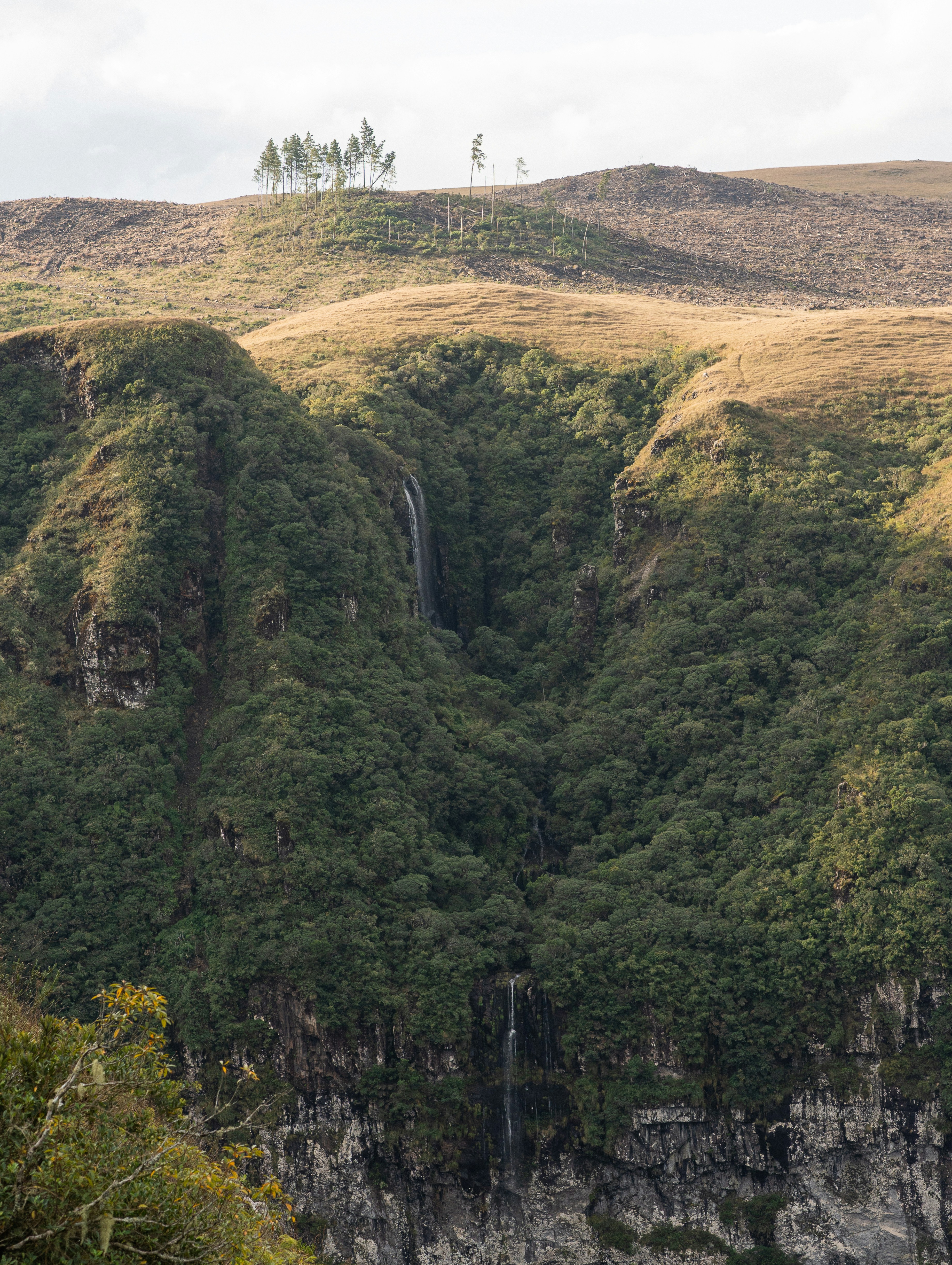 Mist Veil Over Gulliver’s Gorge: Cascading Strata in a Quiet Sunset