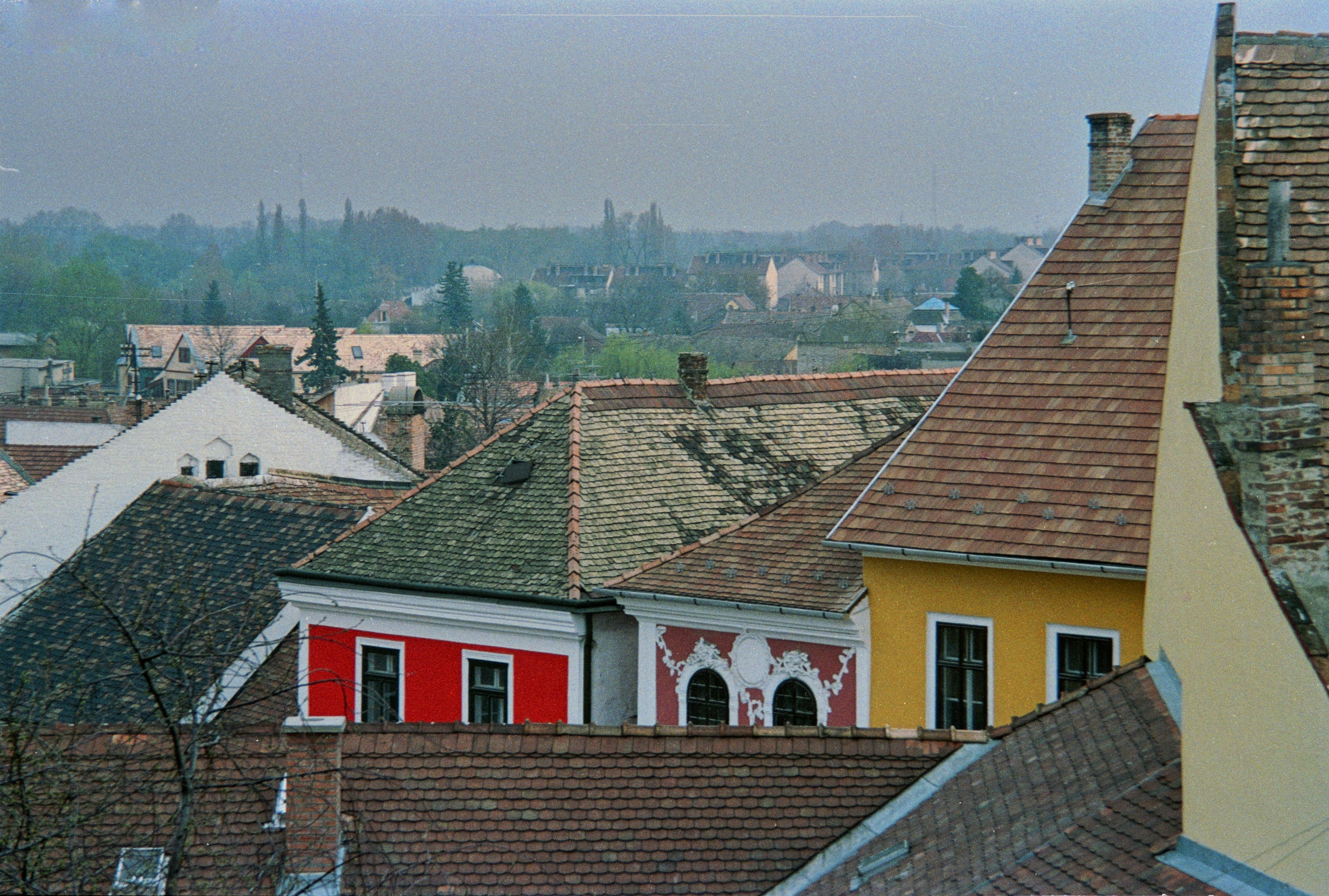 Roofs in Quiet Color: A Patchwork of Townhouse Facades