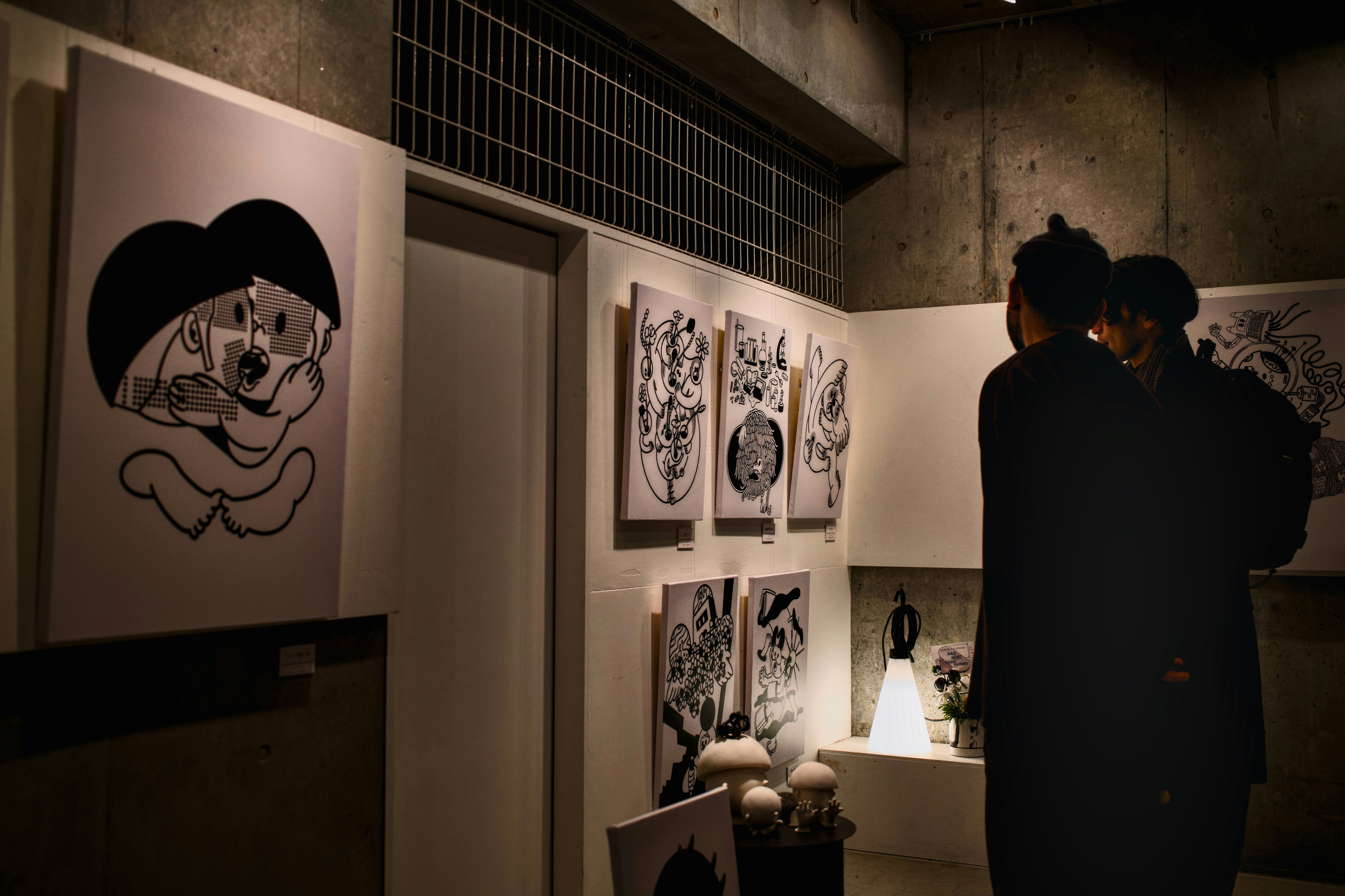 Gaze Across Gallery Walls: A Quiet Night of Bold Ink
