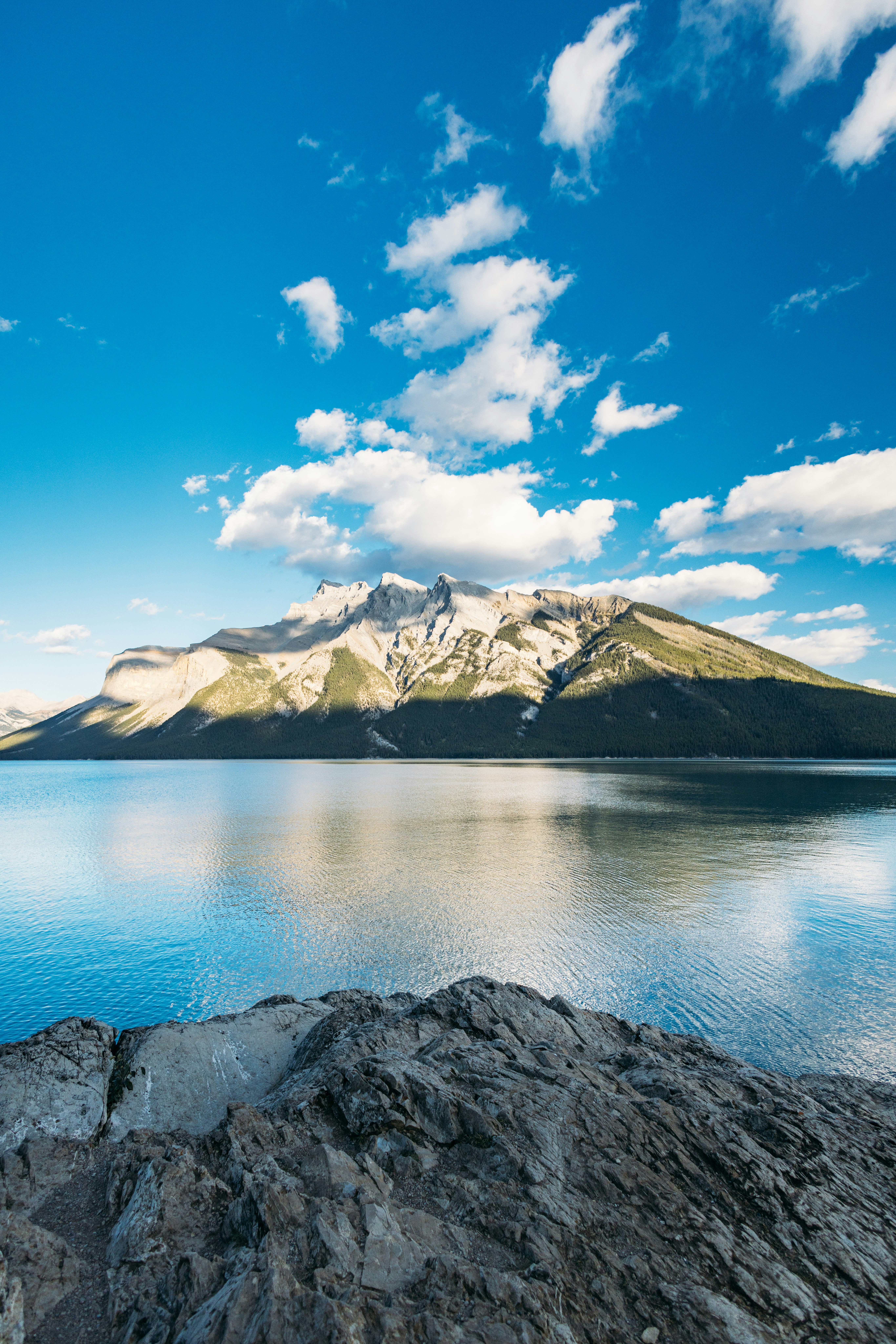 Mountain Crown Over a Glassy Lake
