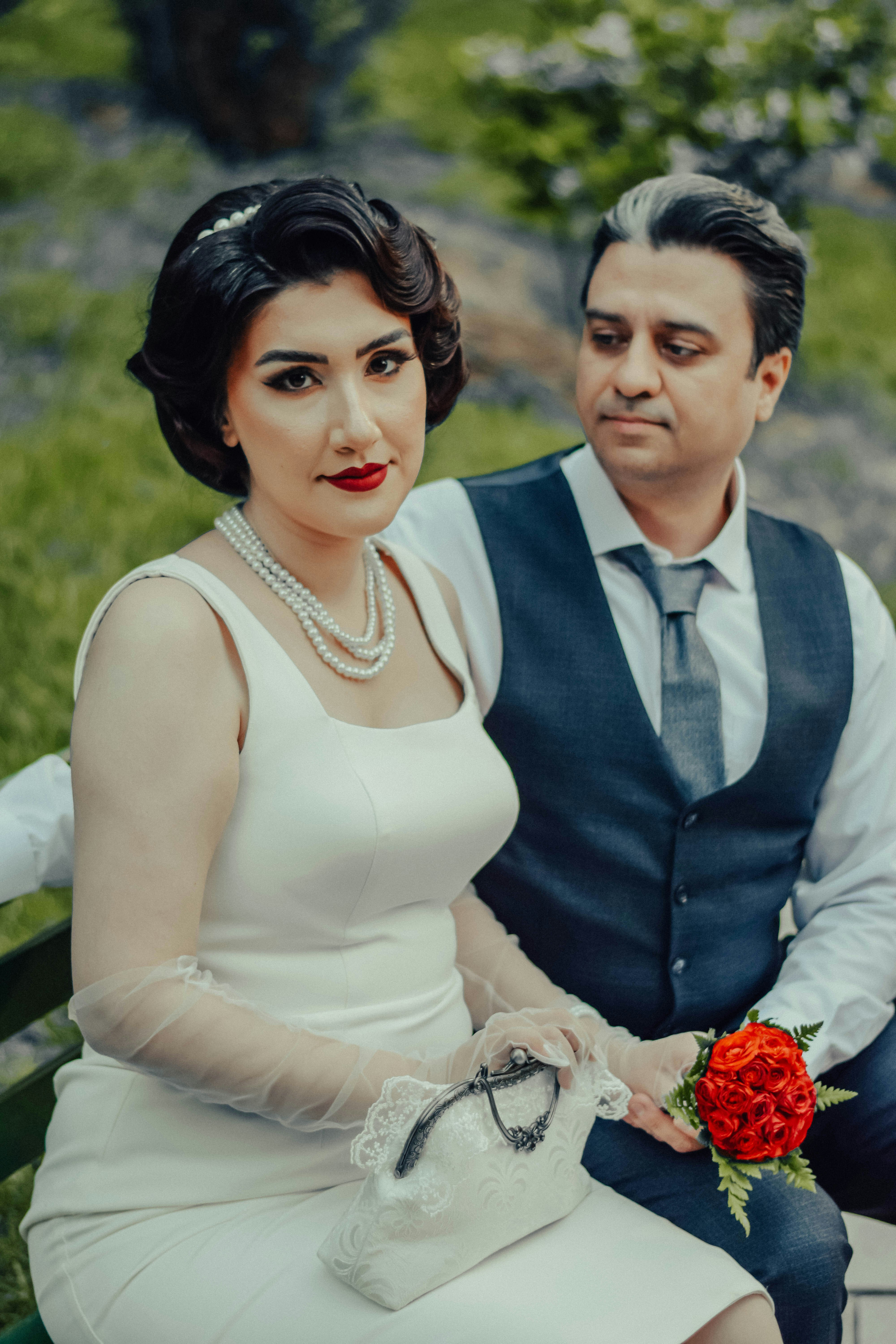 Bride in White: A Quiet Moment Between Vows