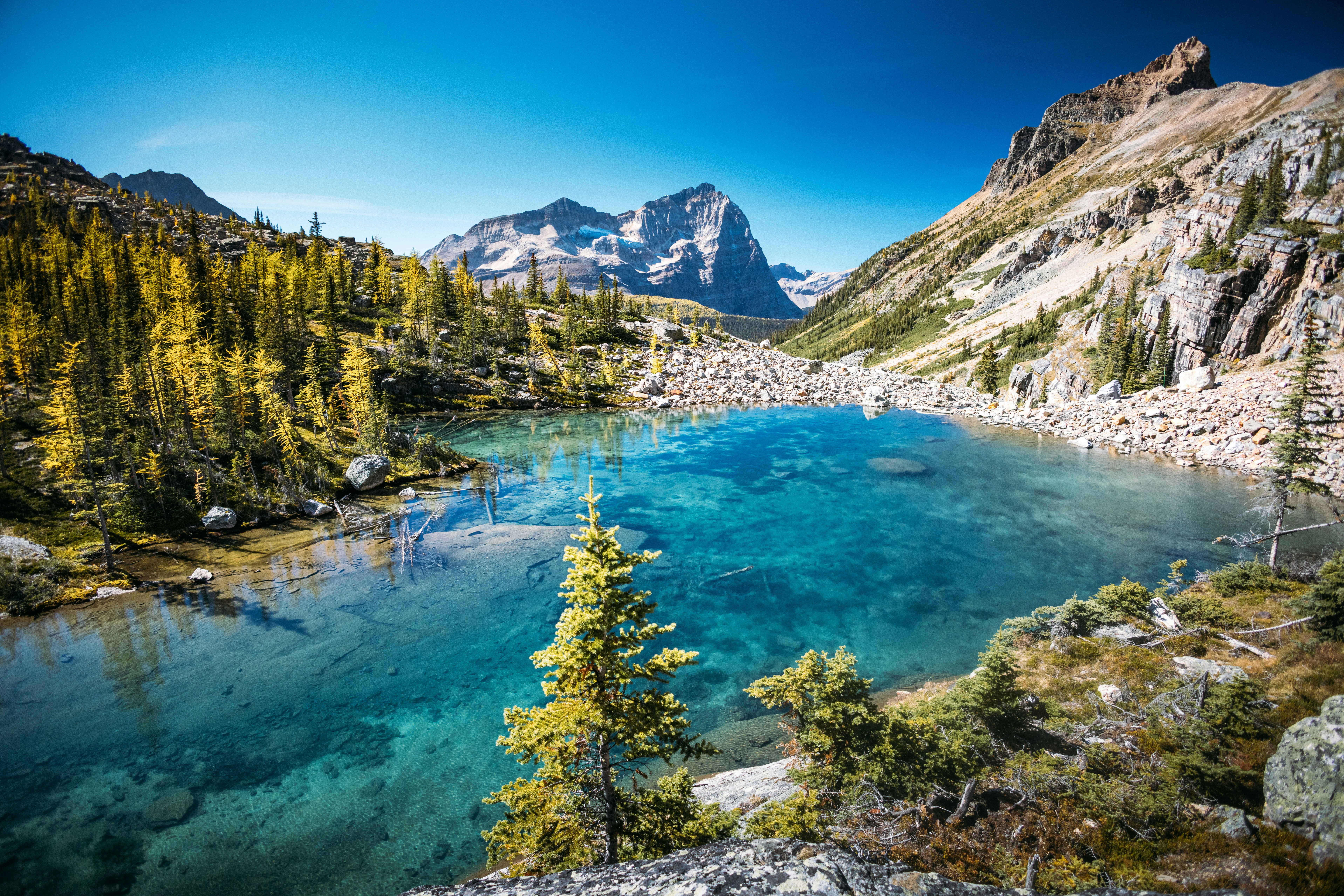 Emerald Basin Under Slate Peaks