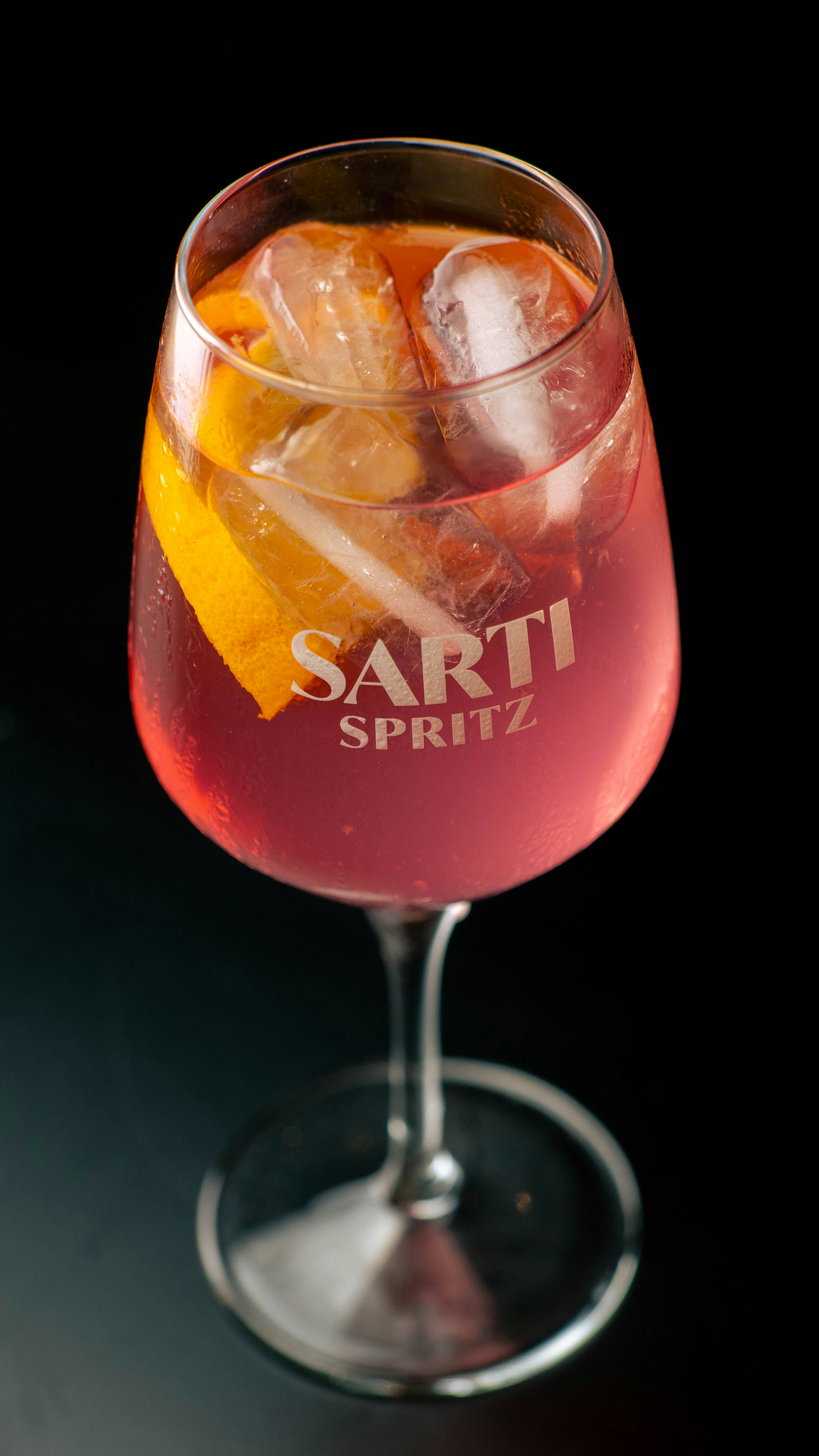 Sunset-Sparkled Sarti Spritz: A Glass of Summer