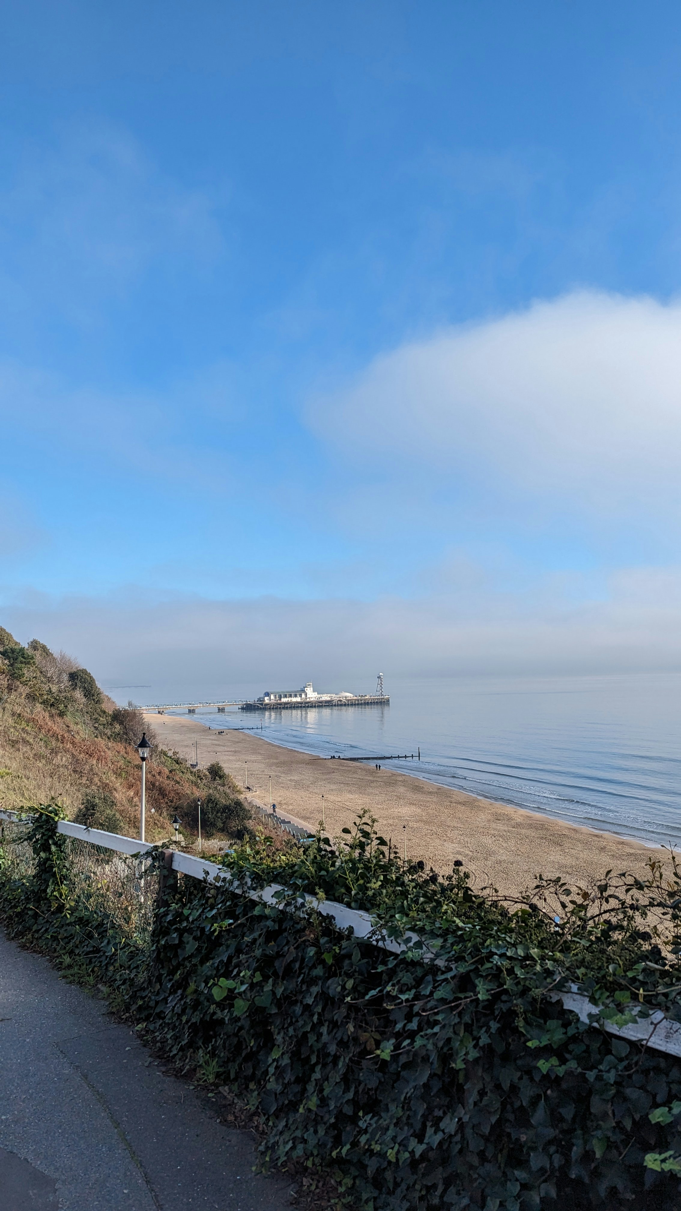 Pier at Dawn: A Quiet Seaside Walk by the Calm Atlantic