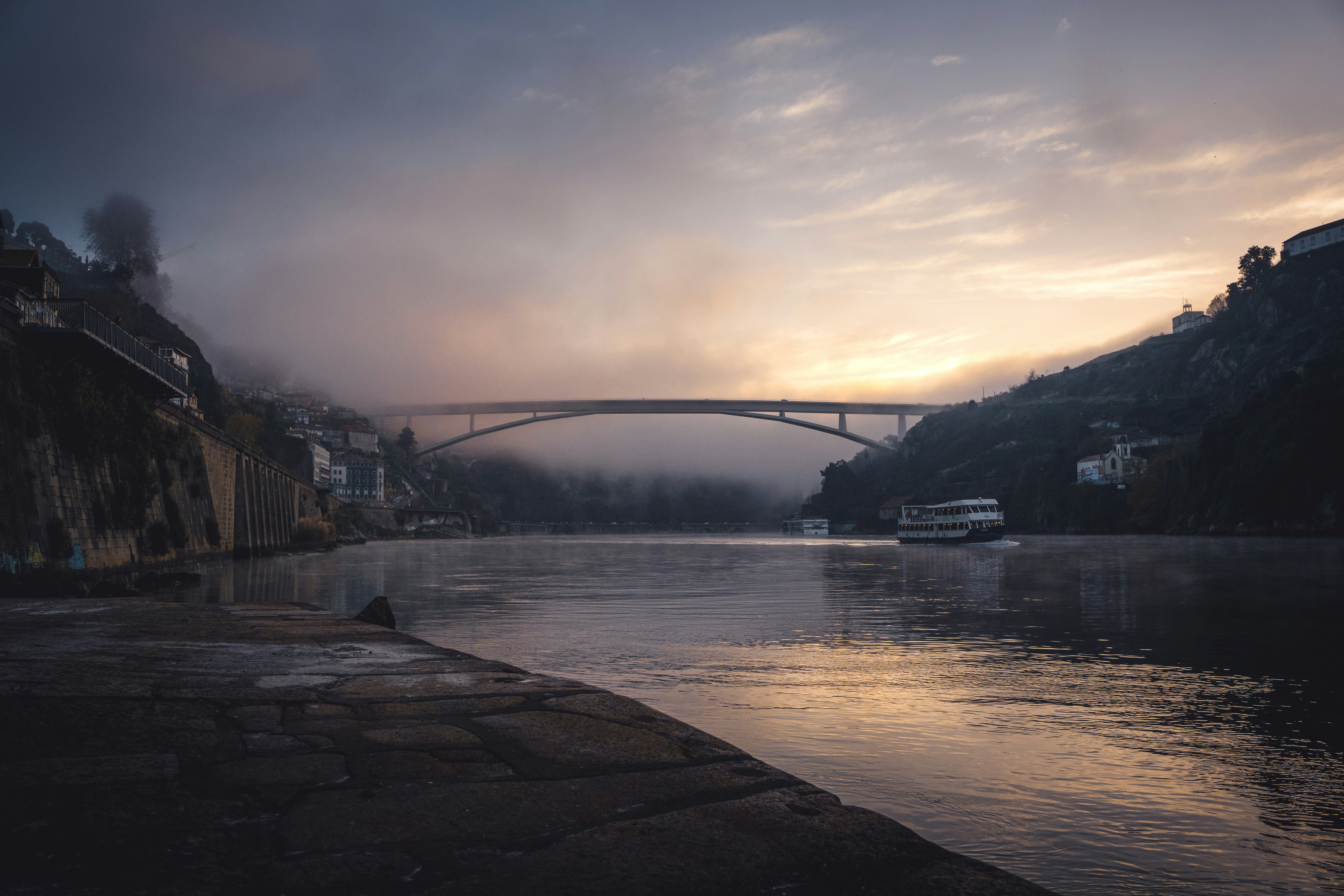 Bridgelights at Dusk over the River Gorge