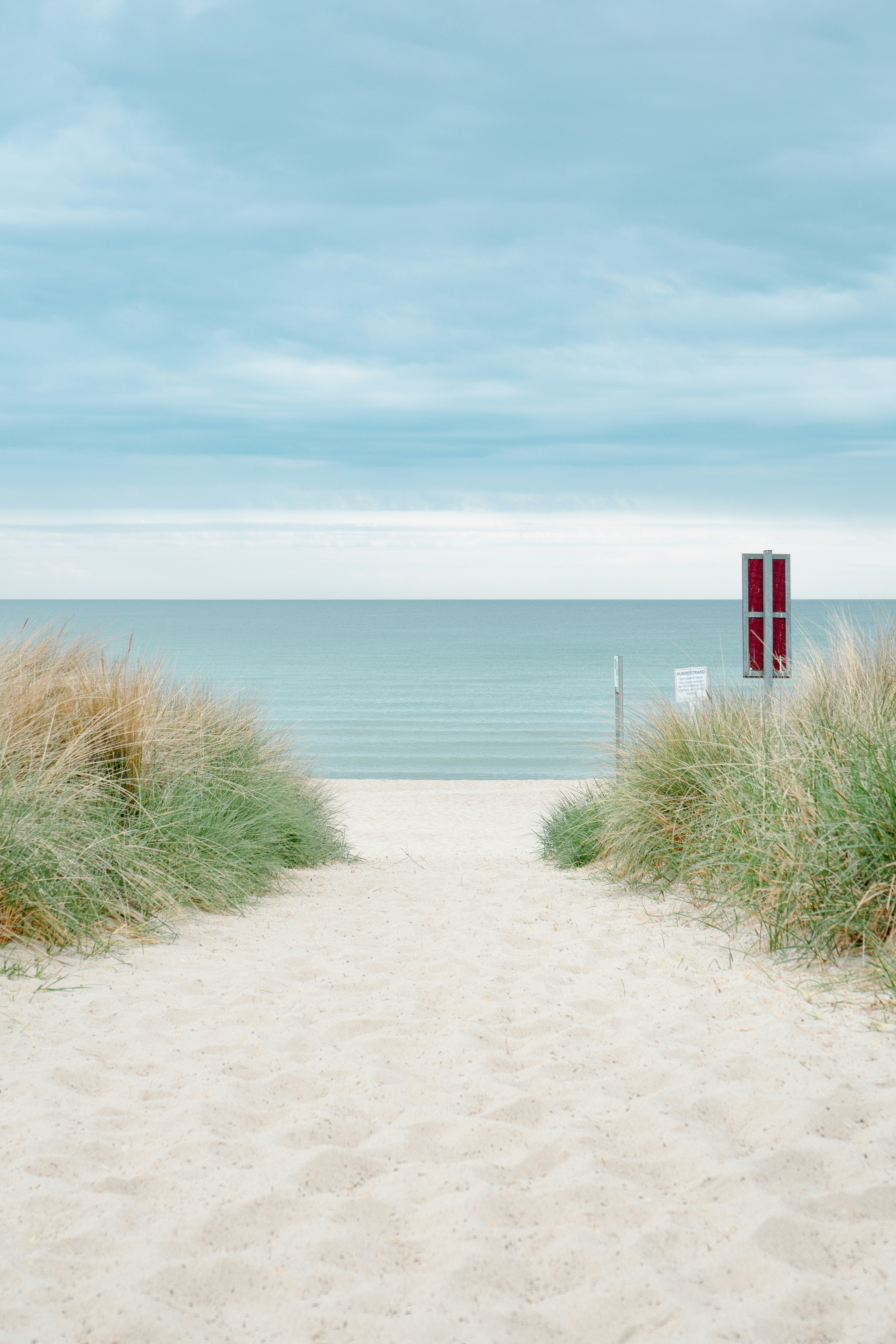 Path Through the Dunes to a Quiet Sea