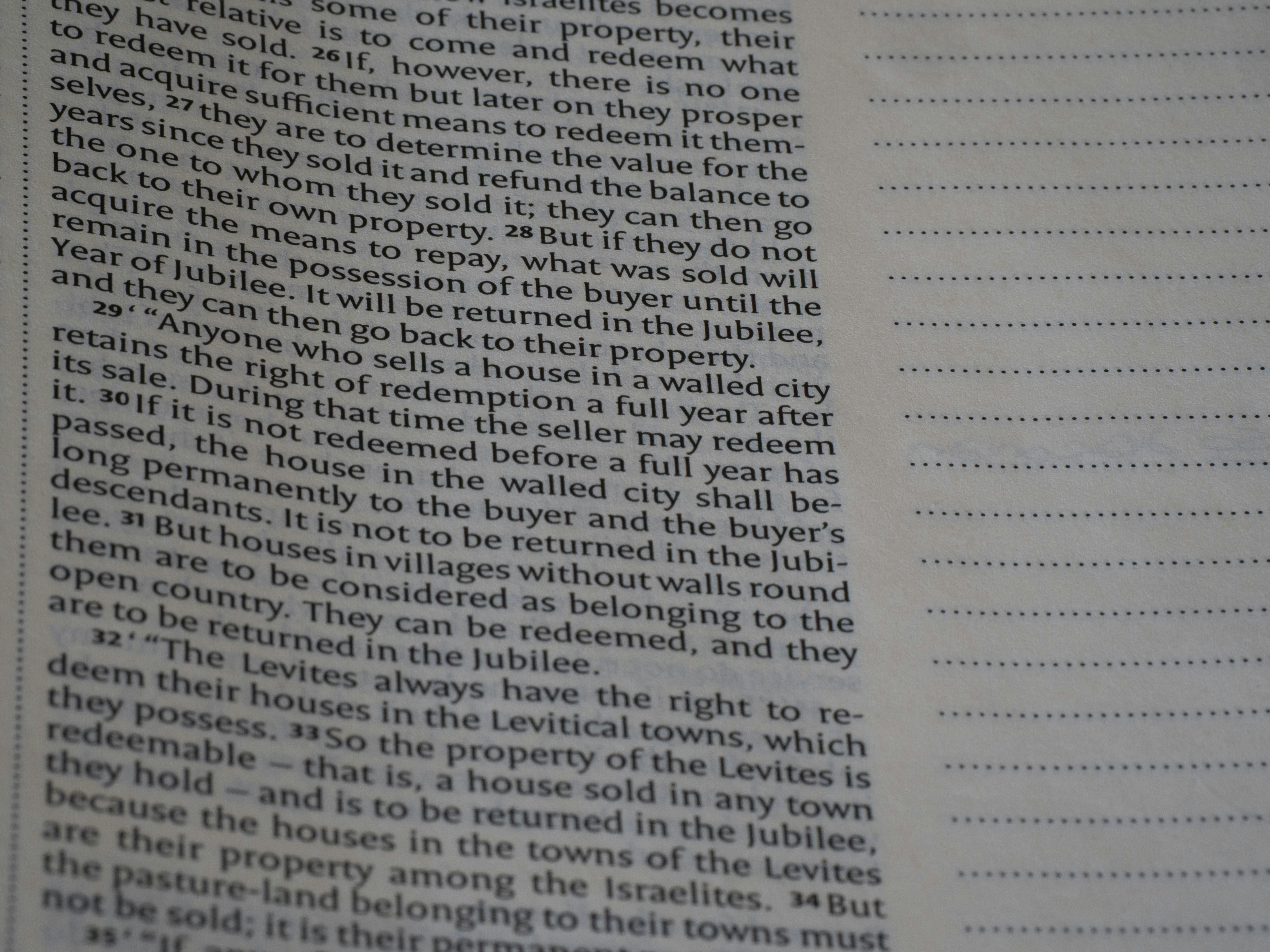 The Book of Leviticus