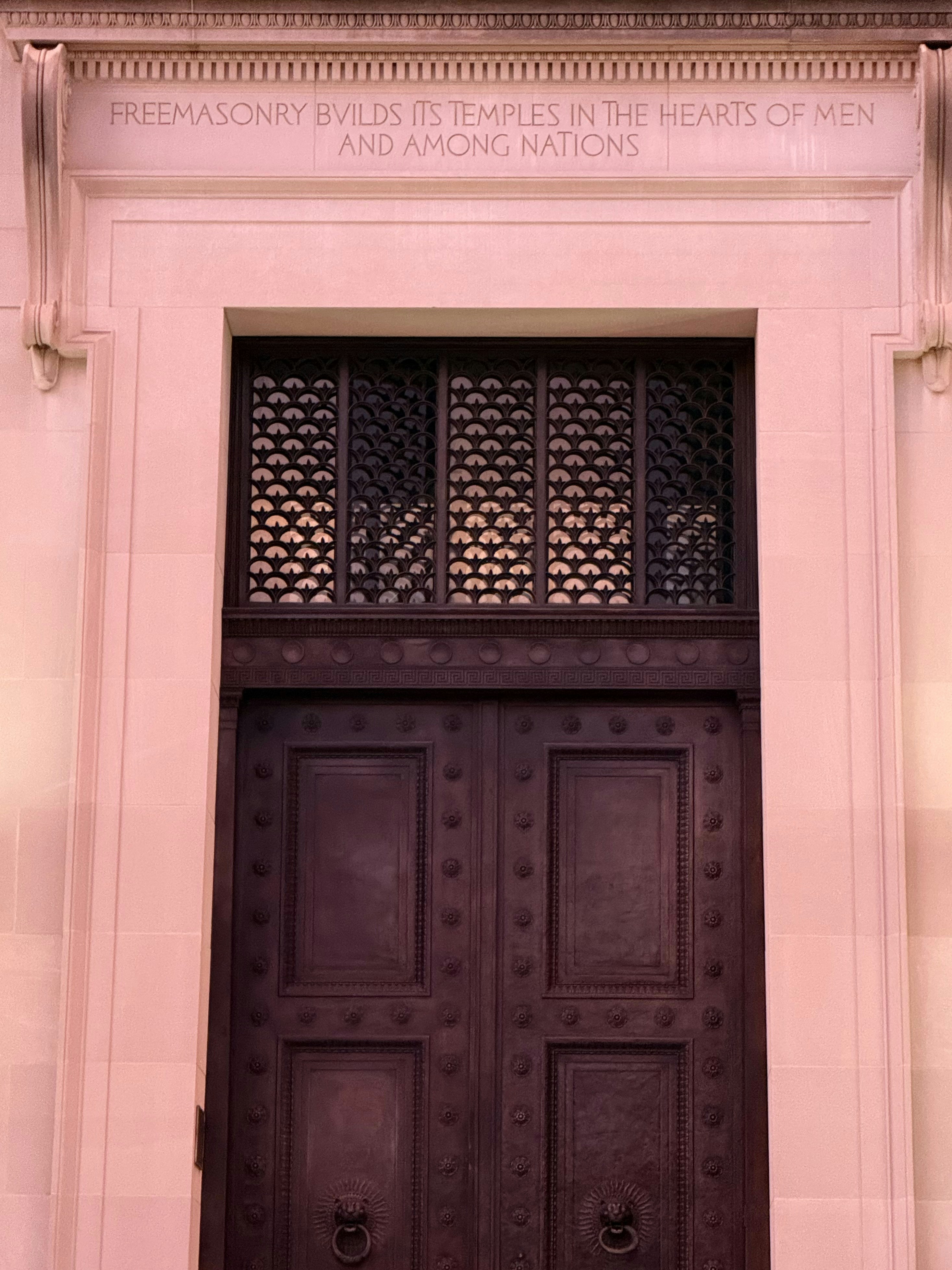 Doorway to a Quiet Monolith: An Abrupt Pause in Pink Stone