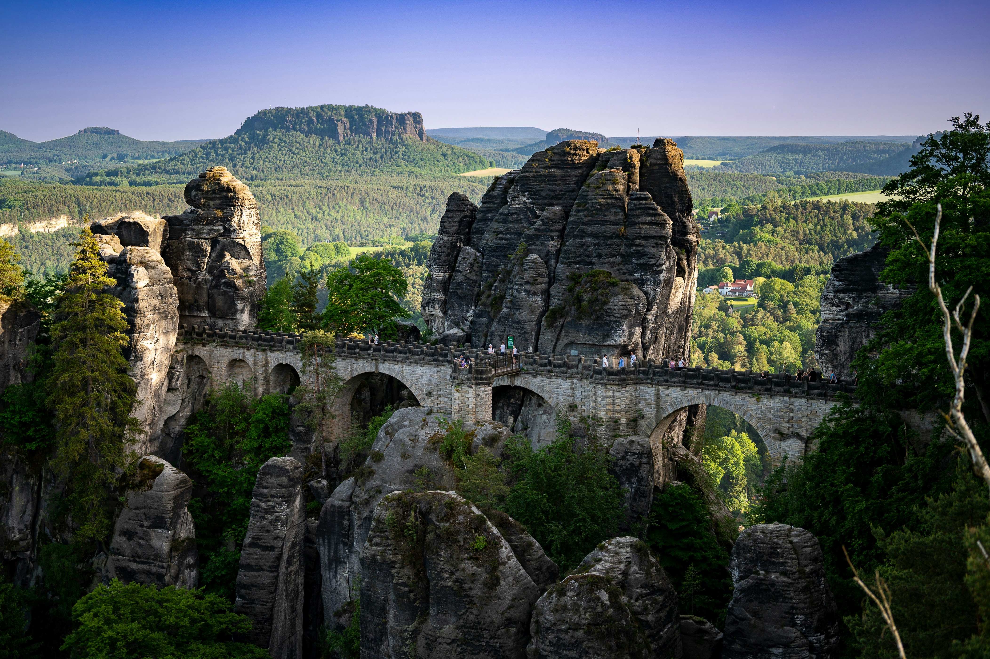 Stone Viaduct Among Giants: The Saxon Rockscape