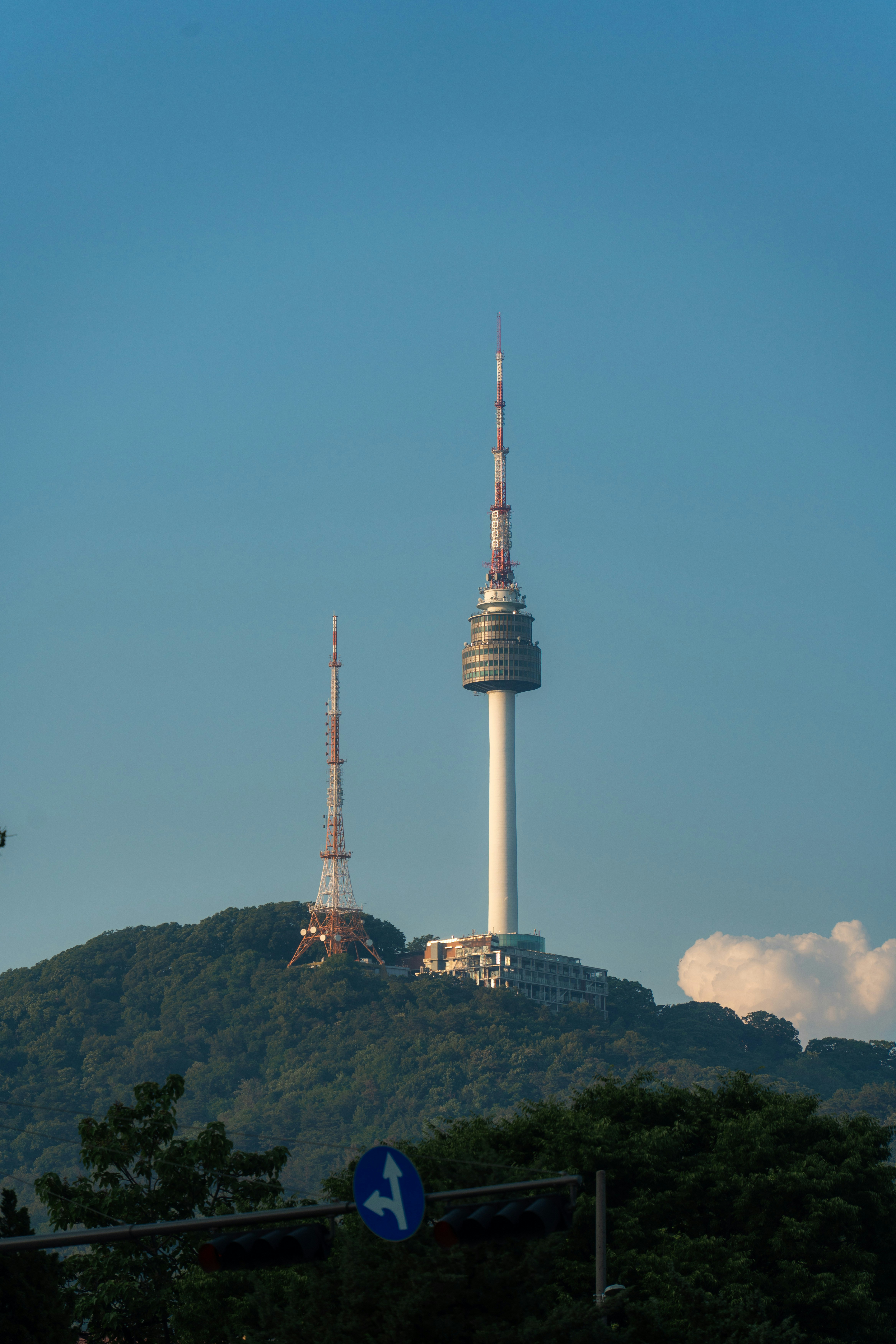 Telecom Tower on the Hill: A Clear Sky above Seoul