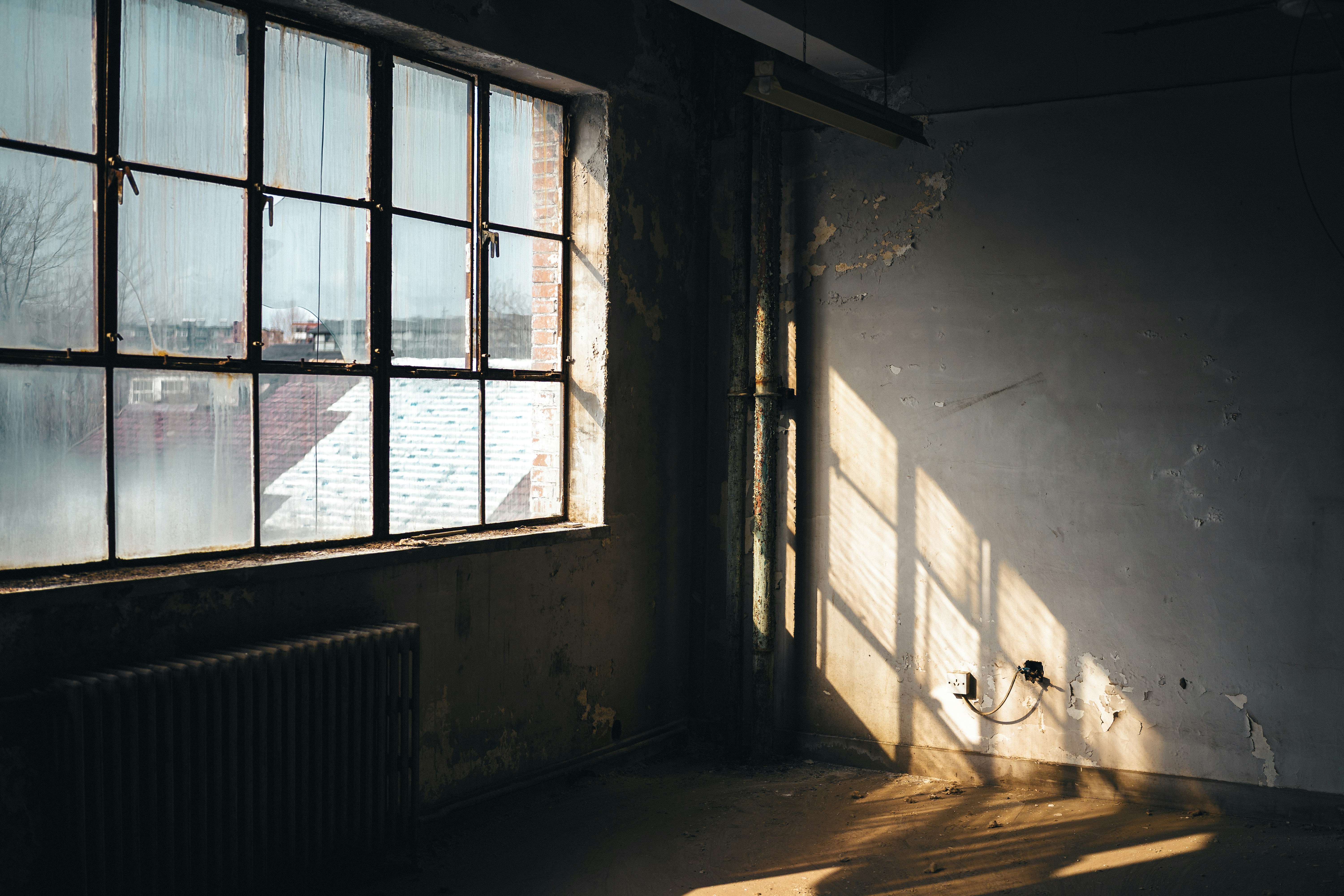 Sunlit Corner in an Abandoned Studio