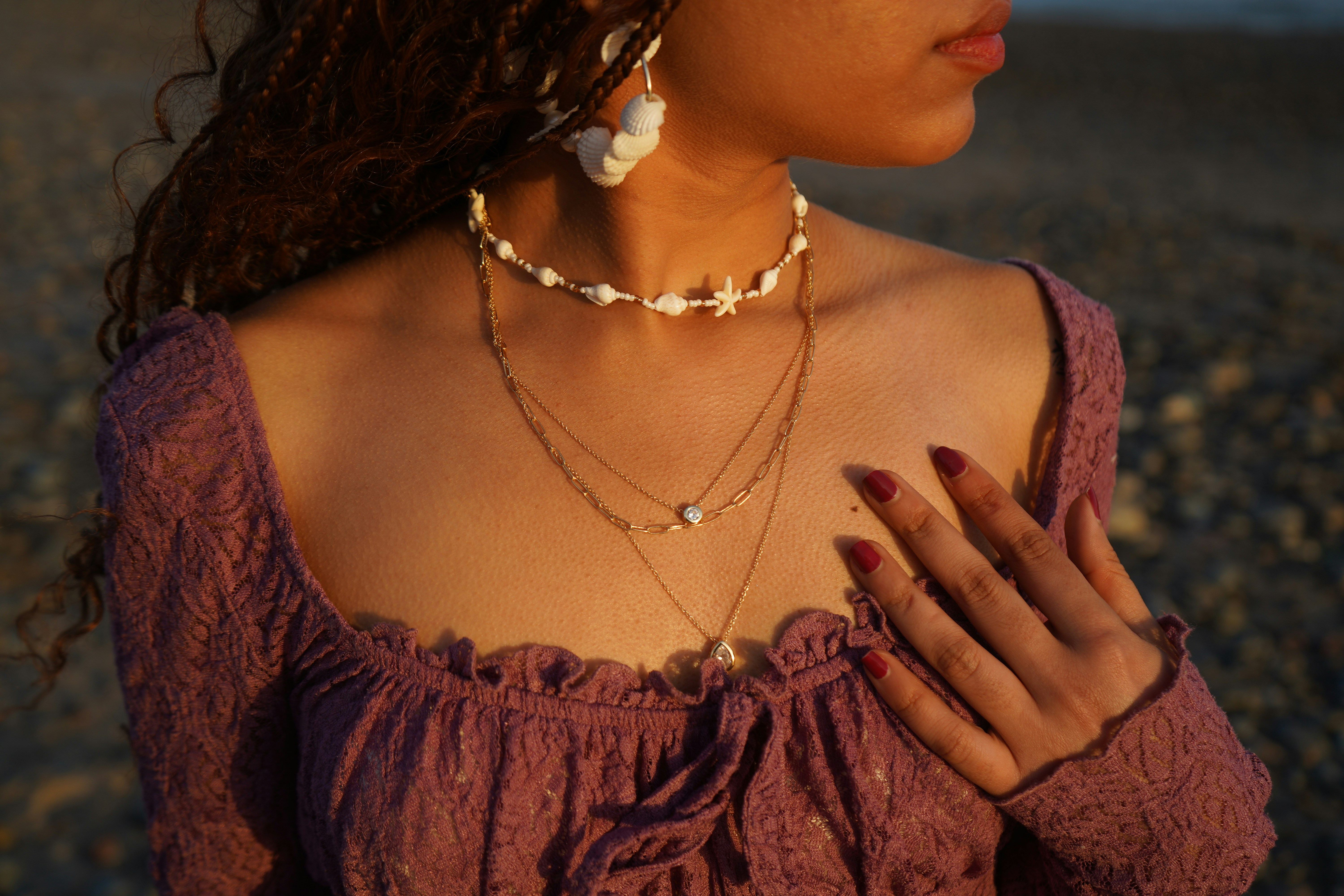 Sunset Jewelry: Necklaces Catch the Last Light