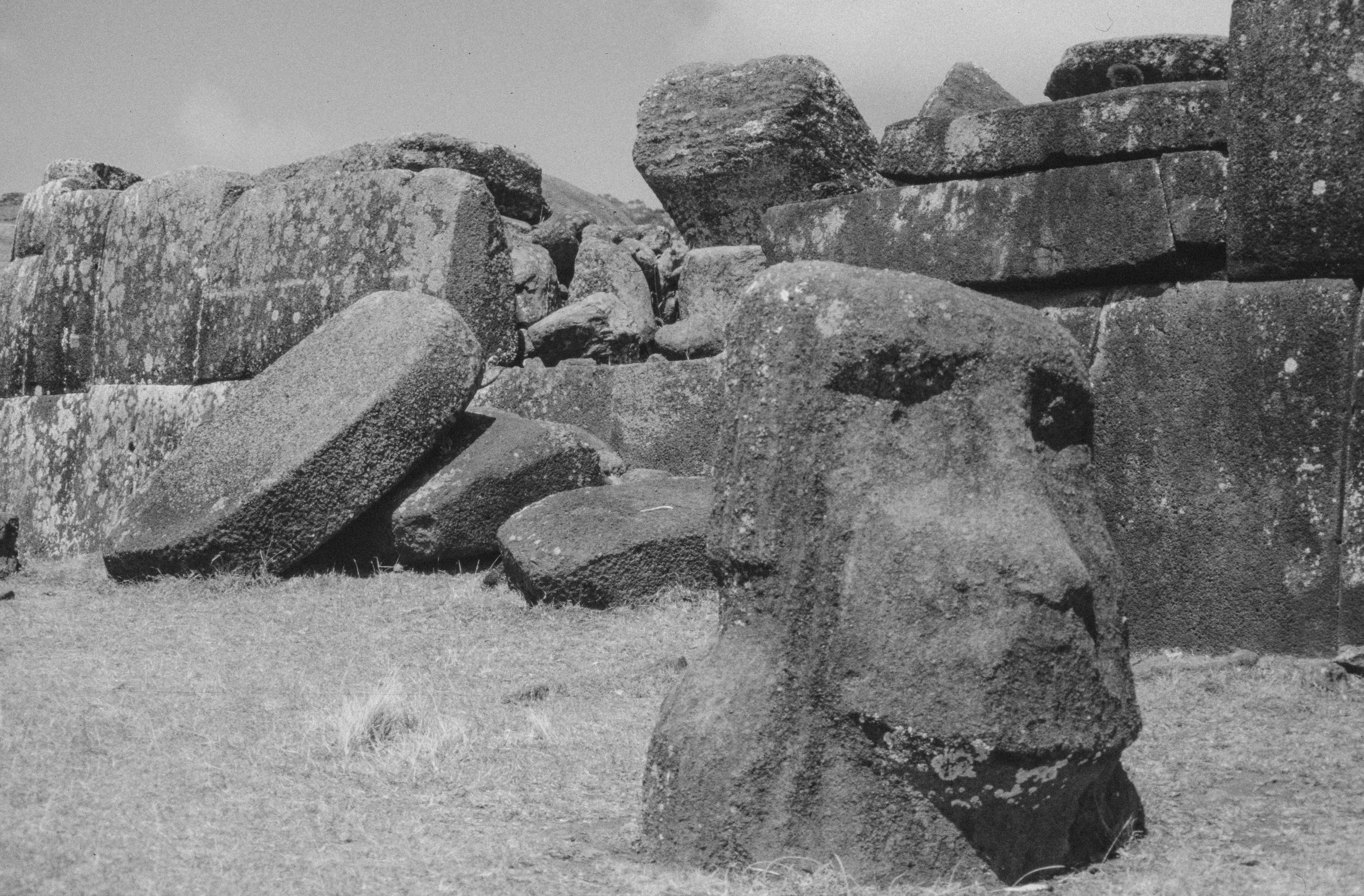 Stone Sentinel: A Quiet Stack of Time Amid Ruins
