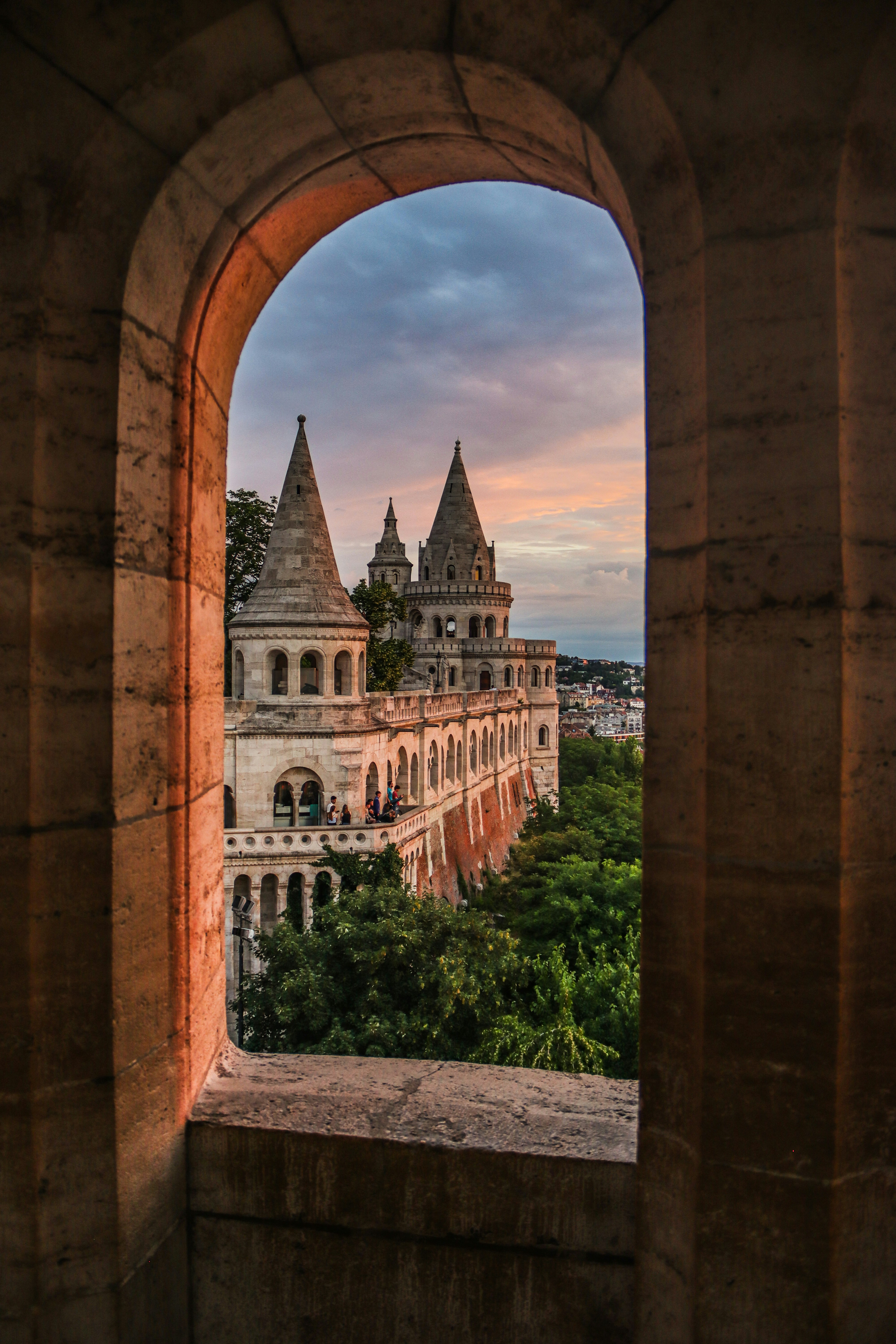 Through the Stone Arch: A Turreted Successive Vista