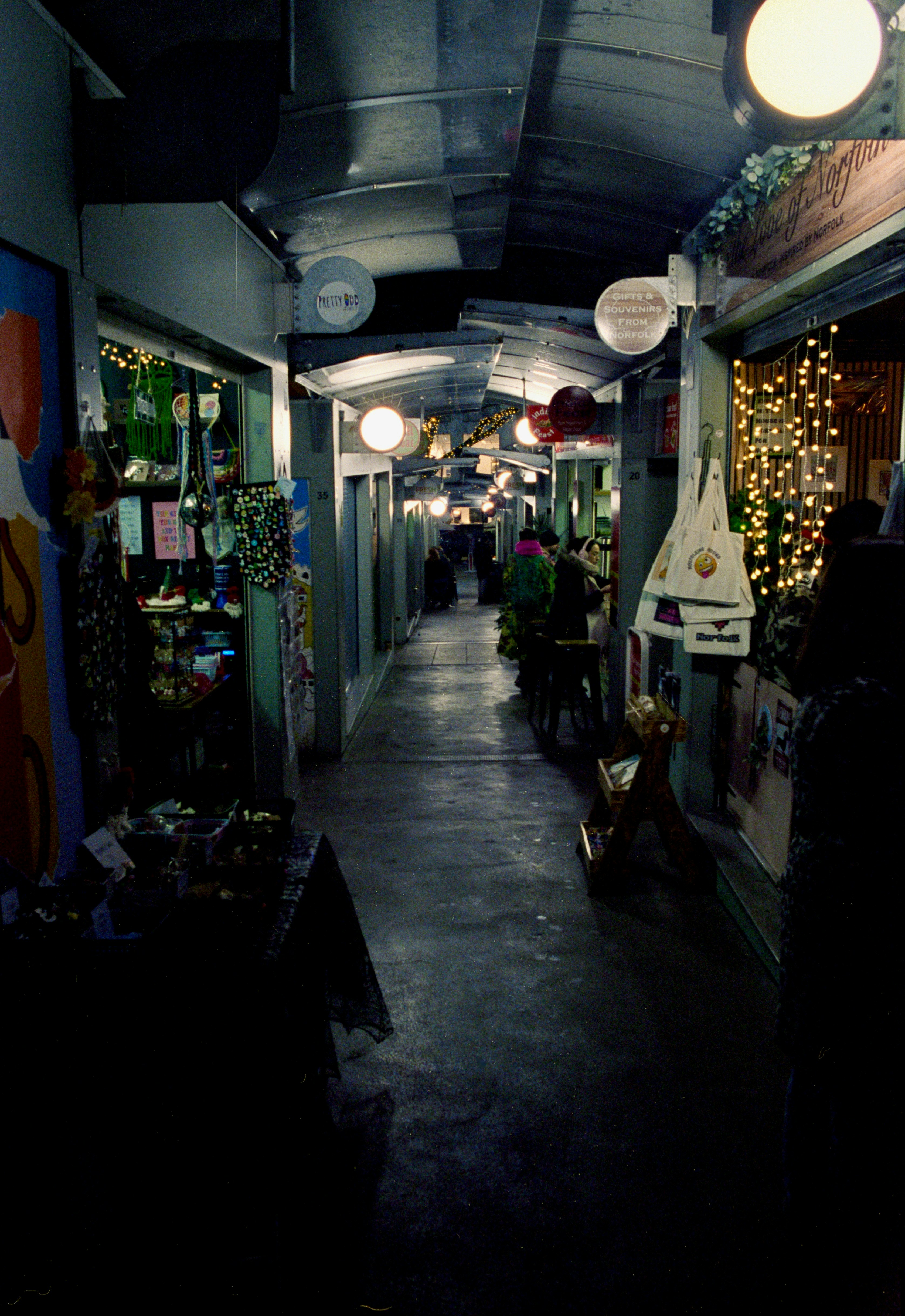 Midnight Market Corridor: Lights, Alleys, and Warm Whispers