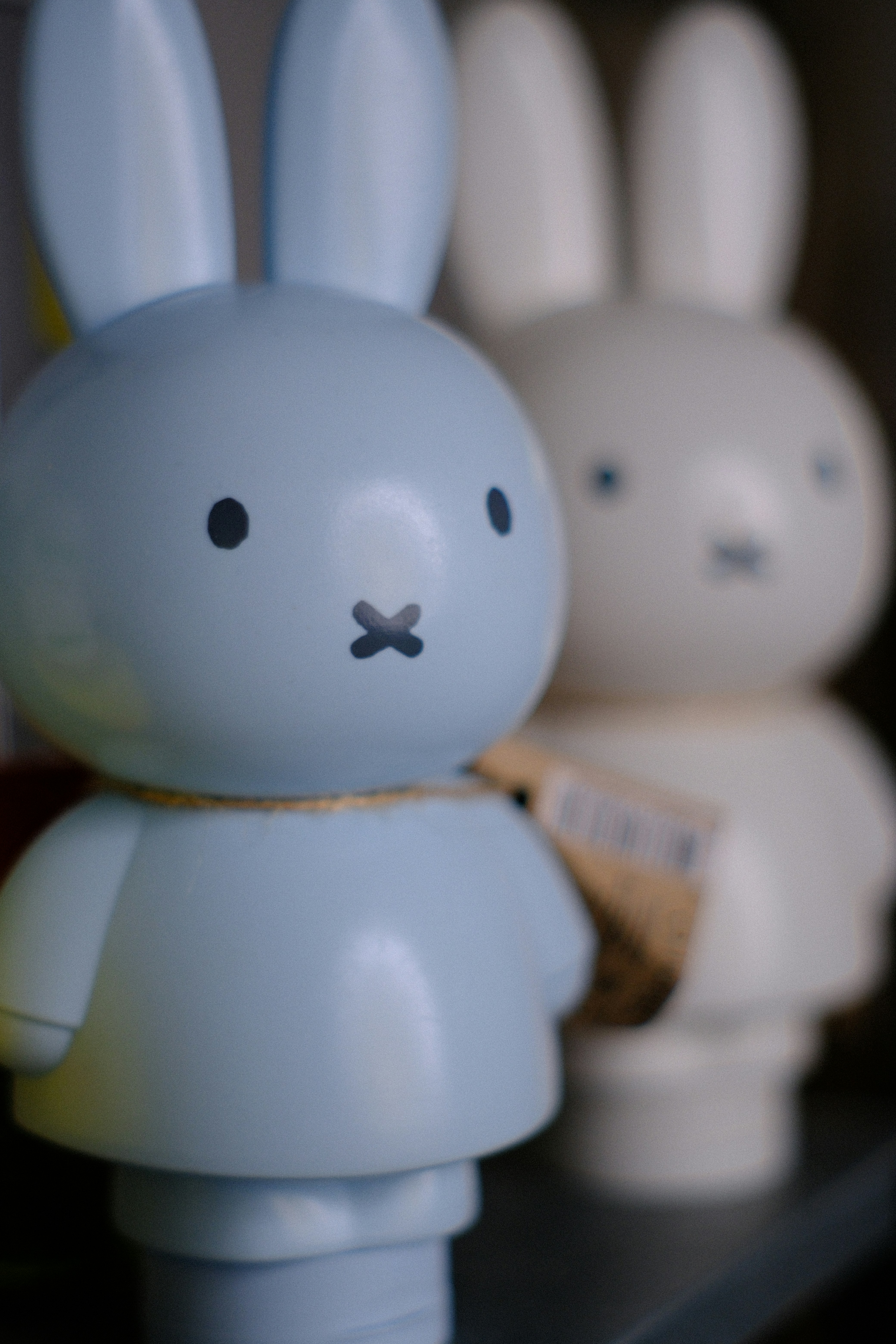 Soft Blue Bunnies in a Gentle Blur
