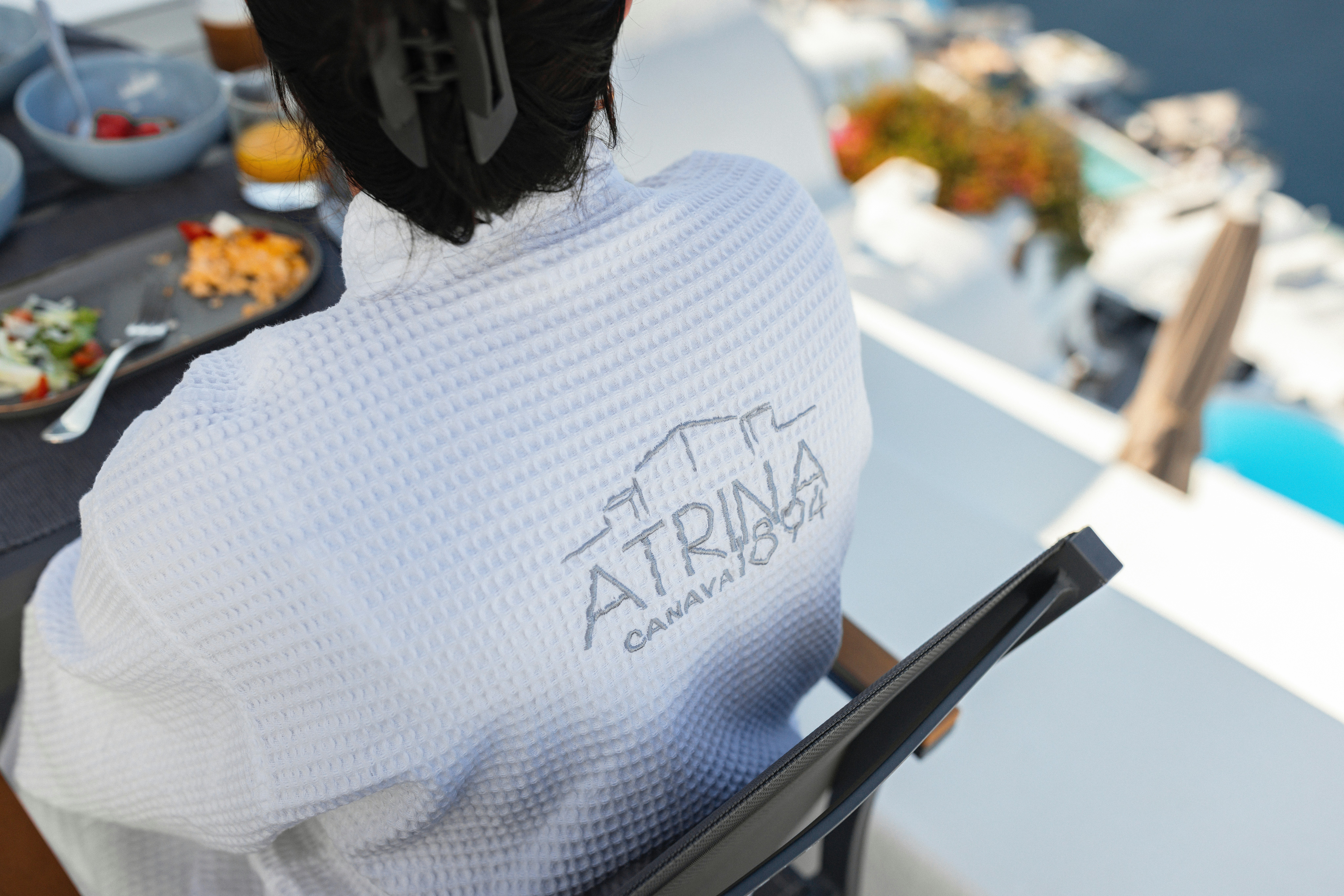 Overlooking the Terrace: Lunch on a Cliffside Balustrade