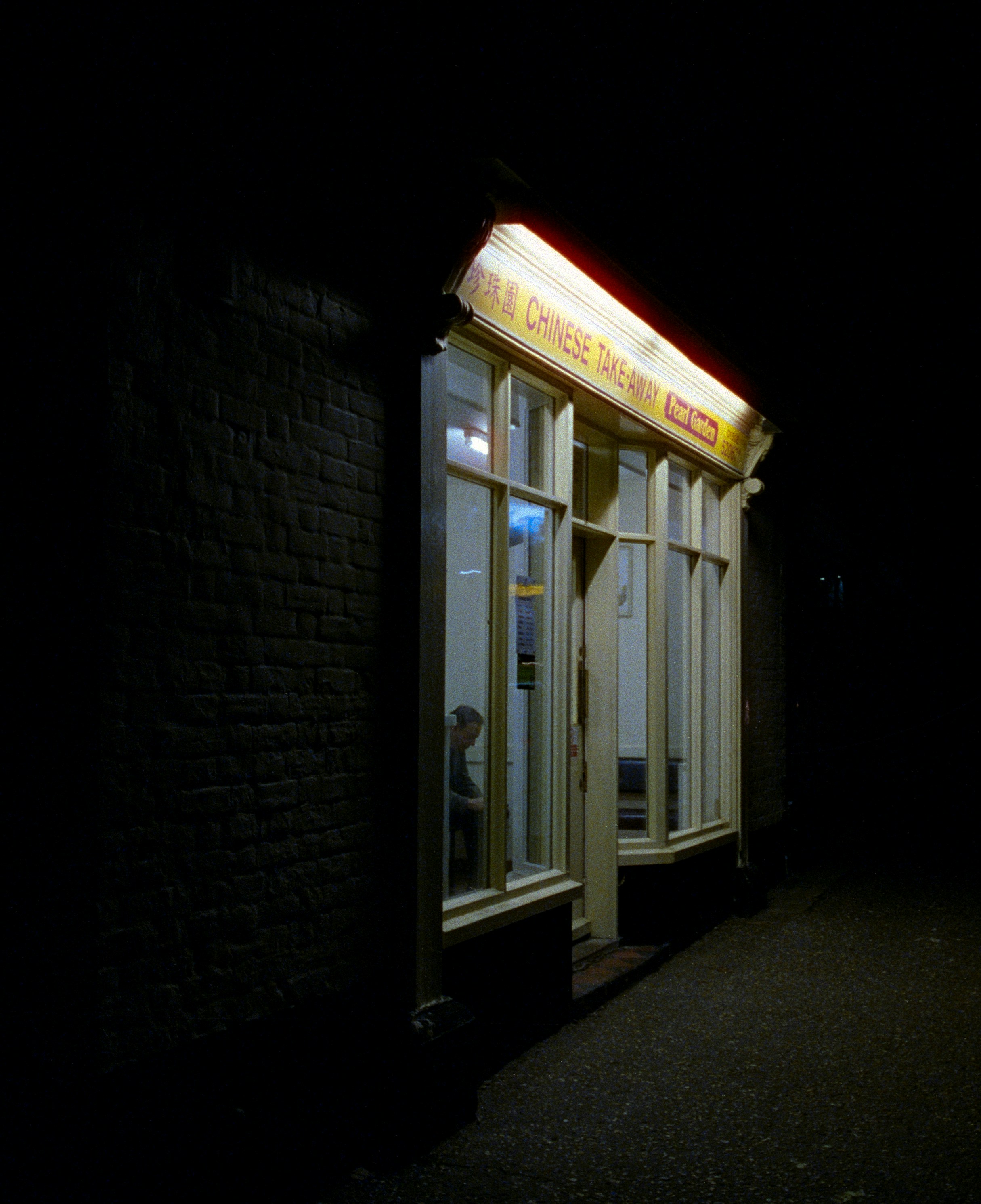 Midnight Kowloon: Neon Softness on a Narrow Chinese Takeaway