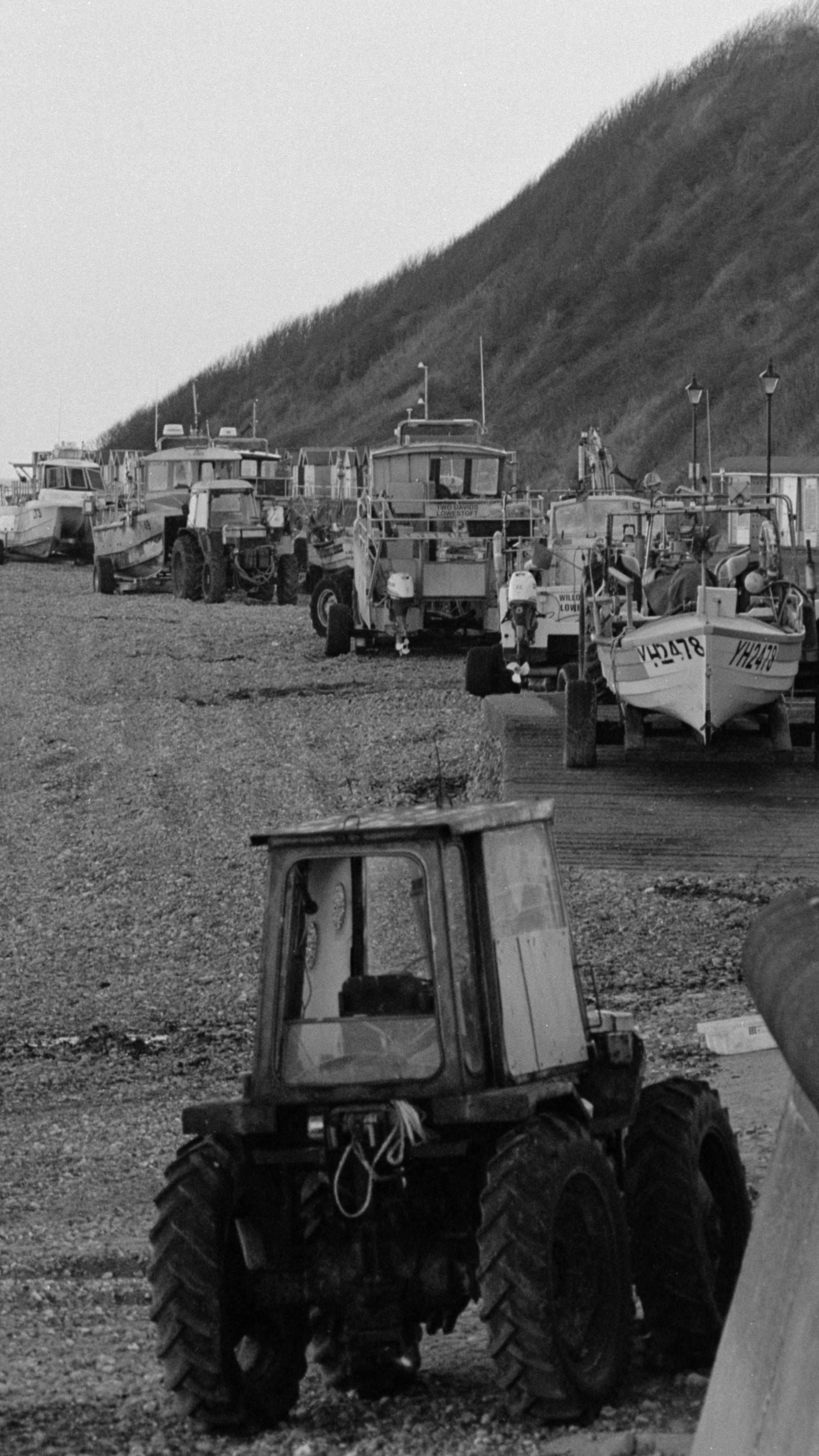 Harbor of Heavy Machinery: A Quiet Friday at the Shore