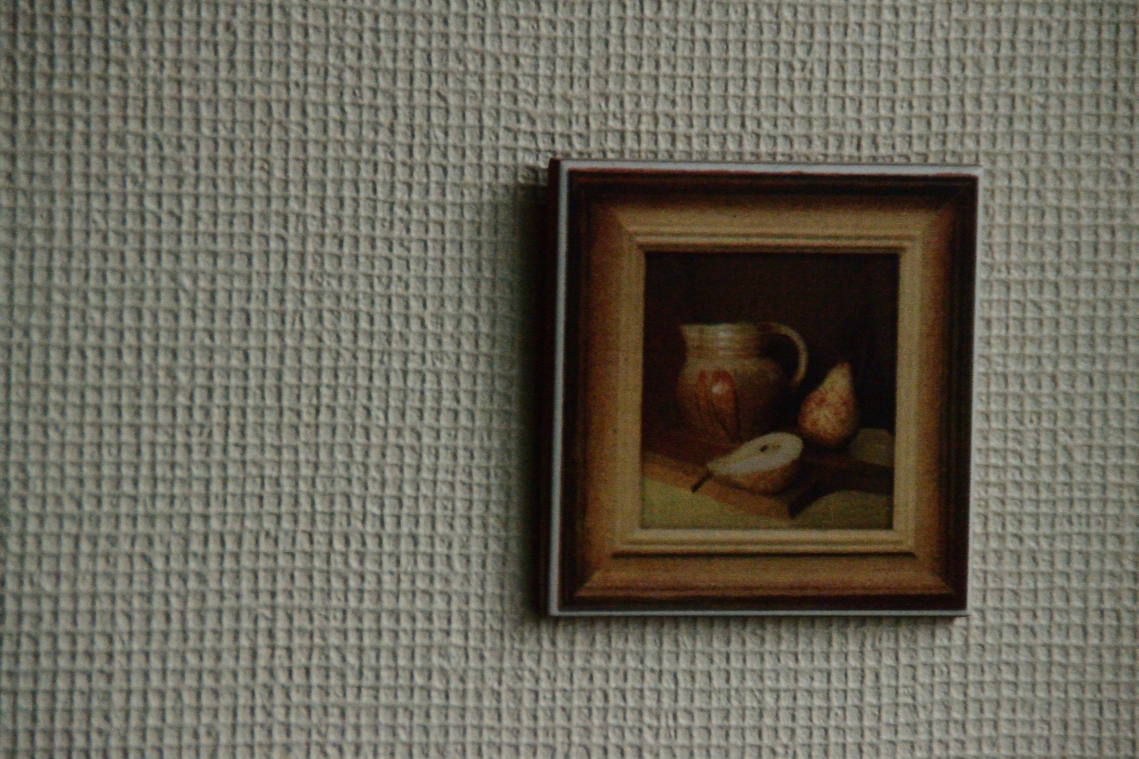 Frame within a Frame: Still Life on textured Wall