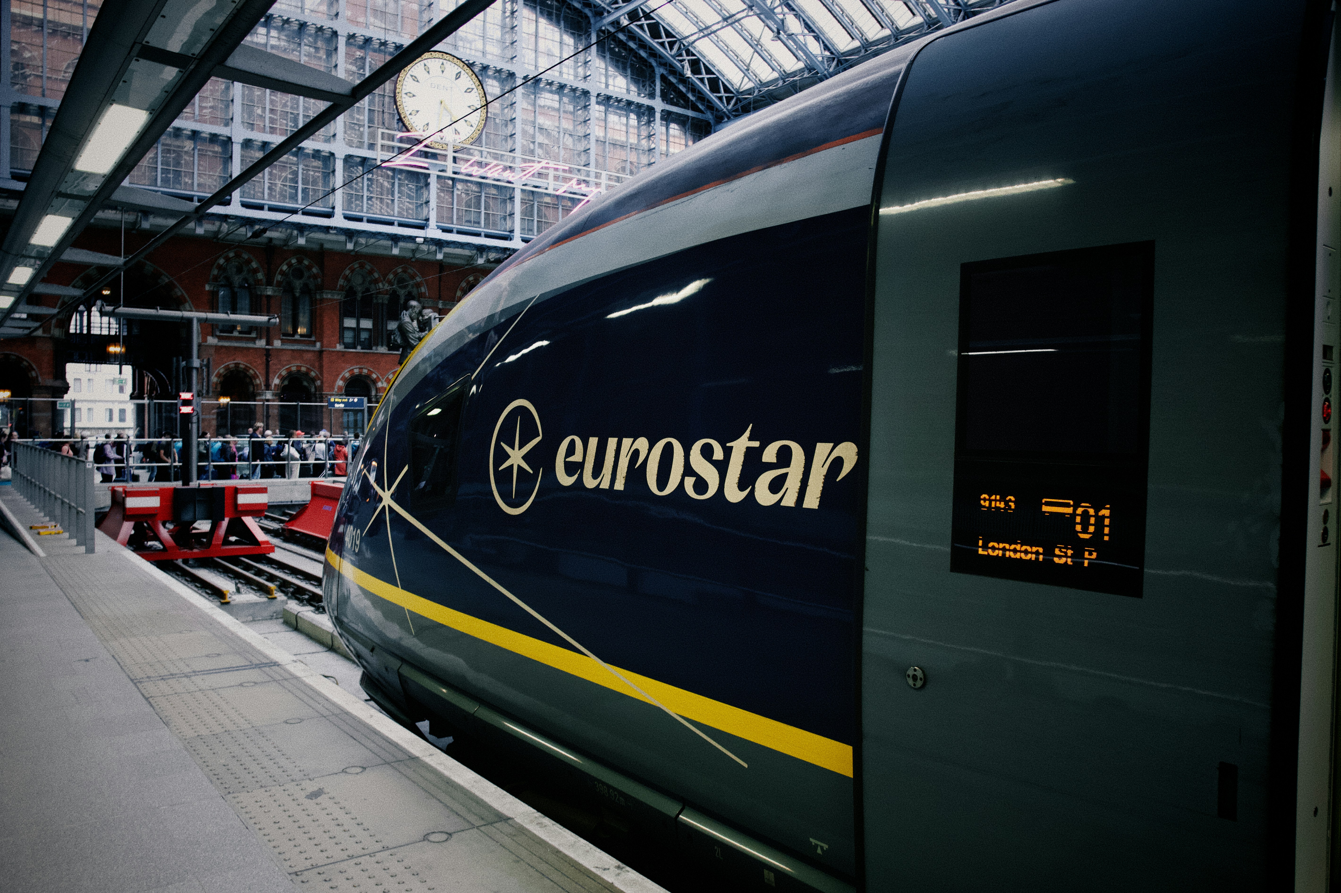 Eurostar Velocity: A Glimpse at the Sleek Cab of a High-Speed Train
