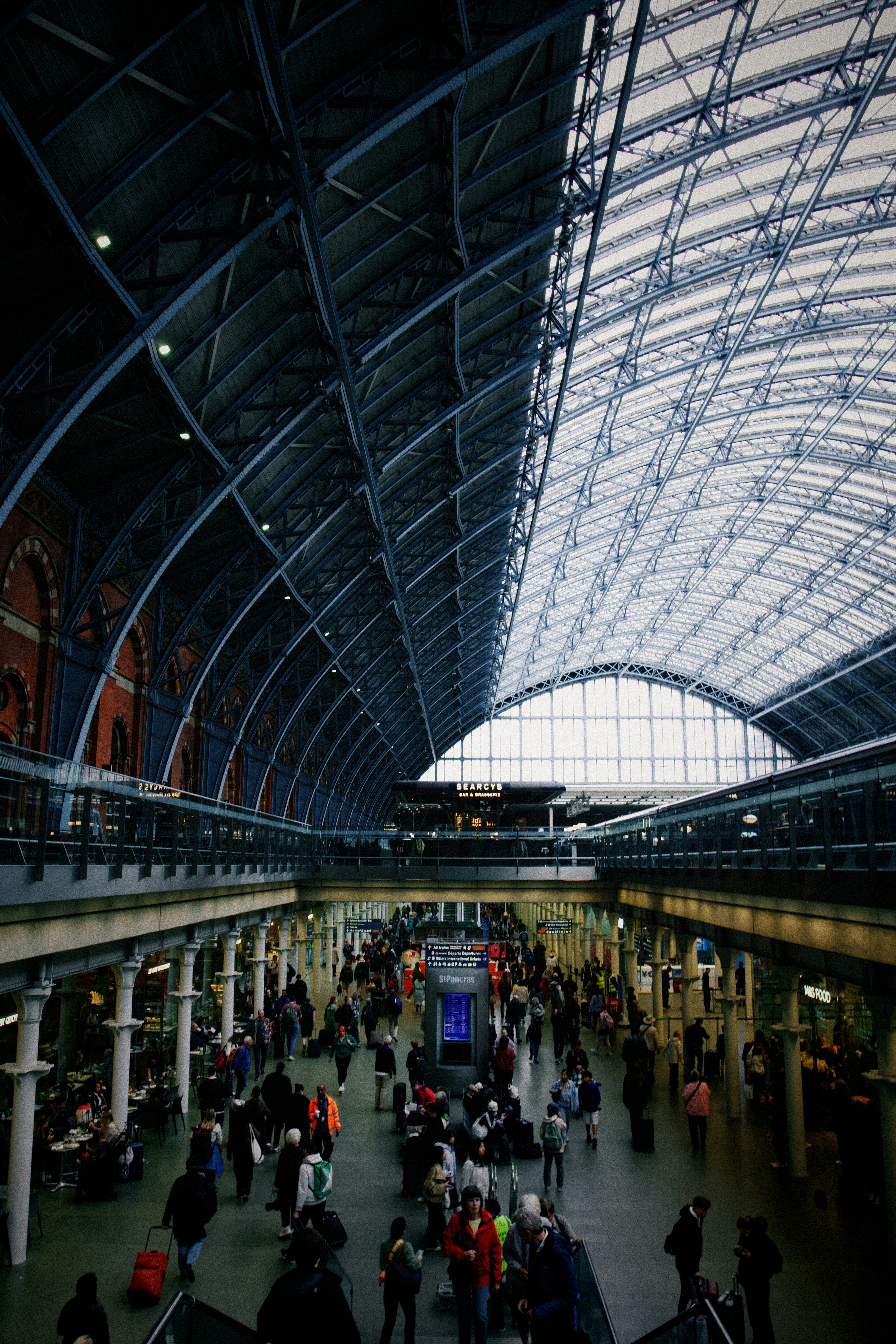Grand Arched Hall: A Busy Day Beneath a Glass Cathedral