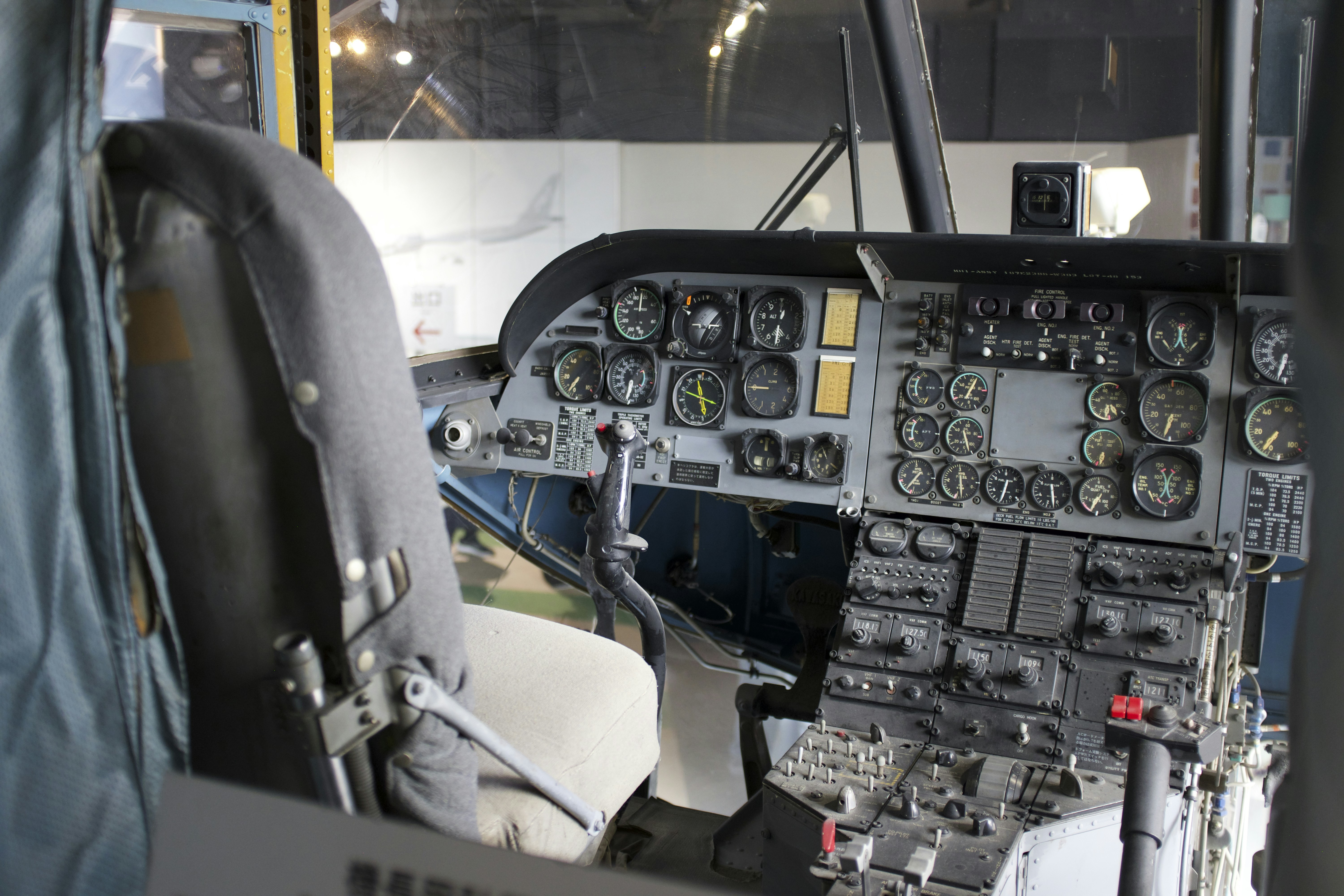 Cockpit Silence: The Central Console of a Small Aircraft