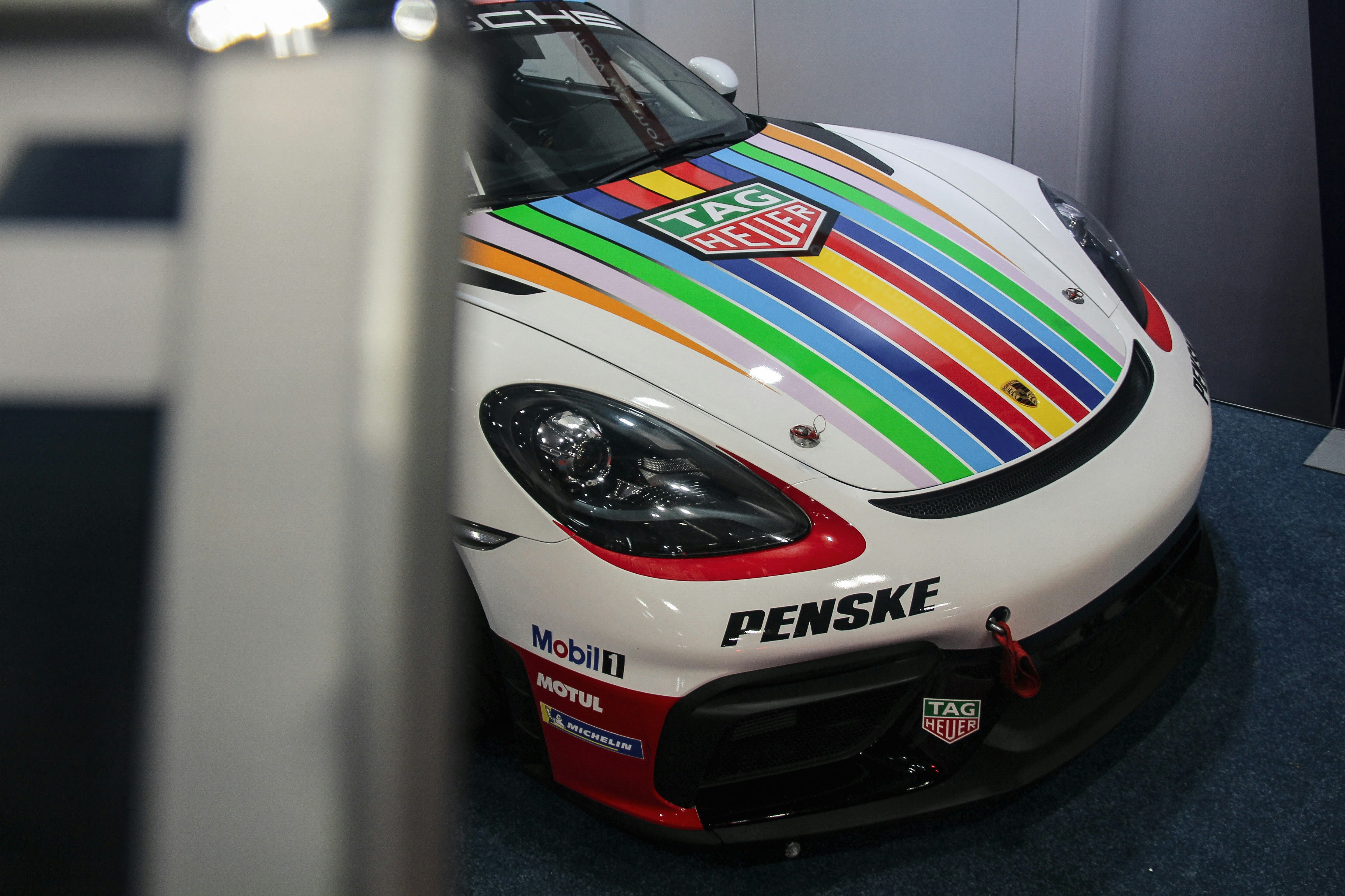 Racing Heritage on Display: Penske Imola Meteor Stripe Corvette