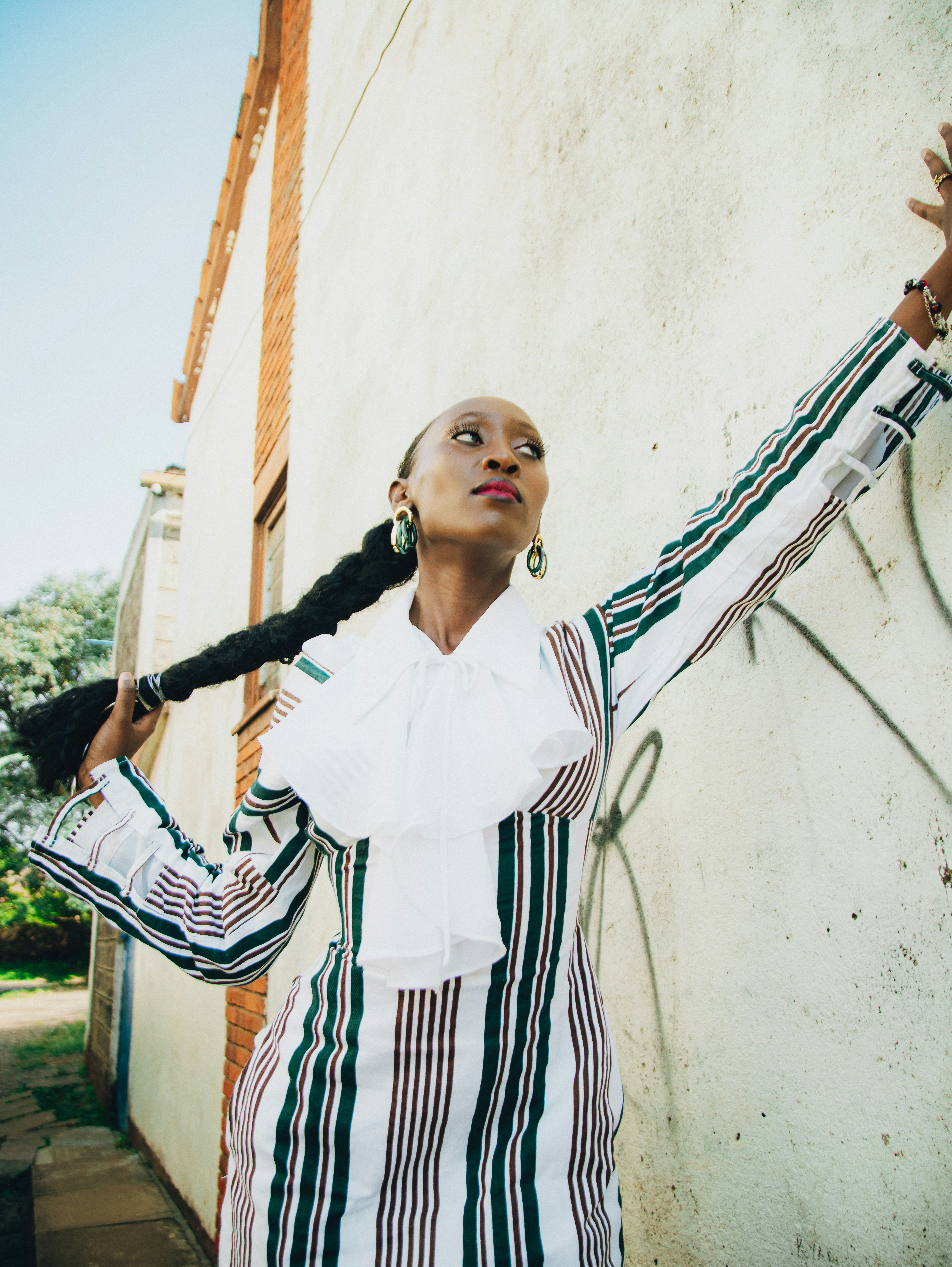 Stride with Stripes: A Portrait in Motion and Light