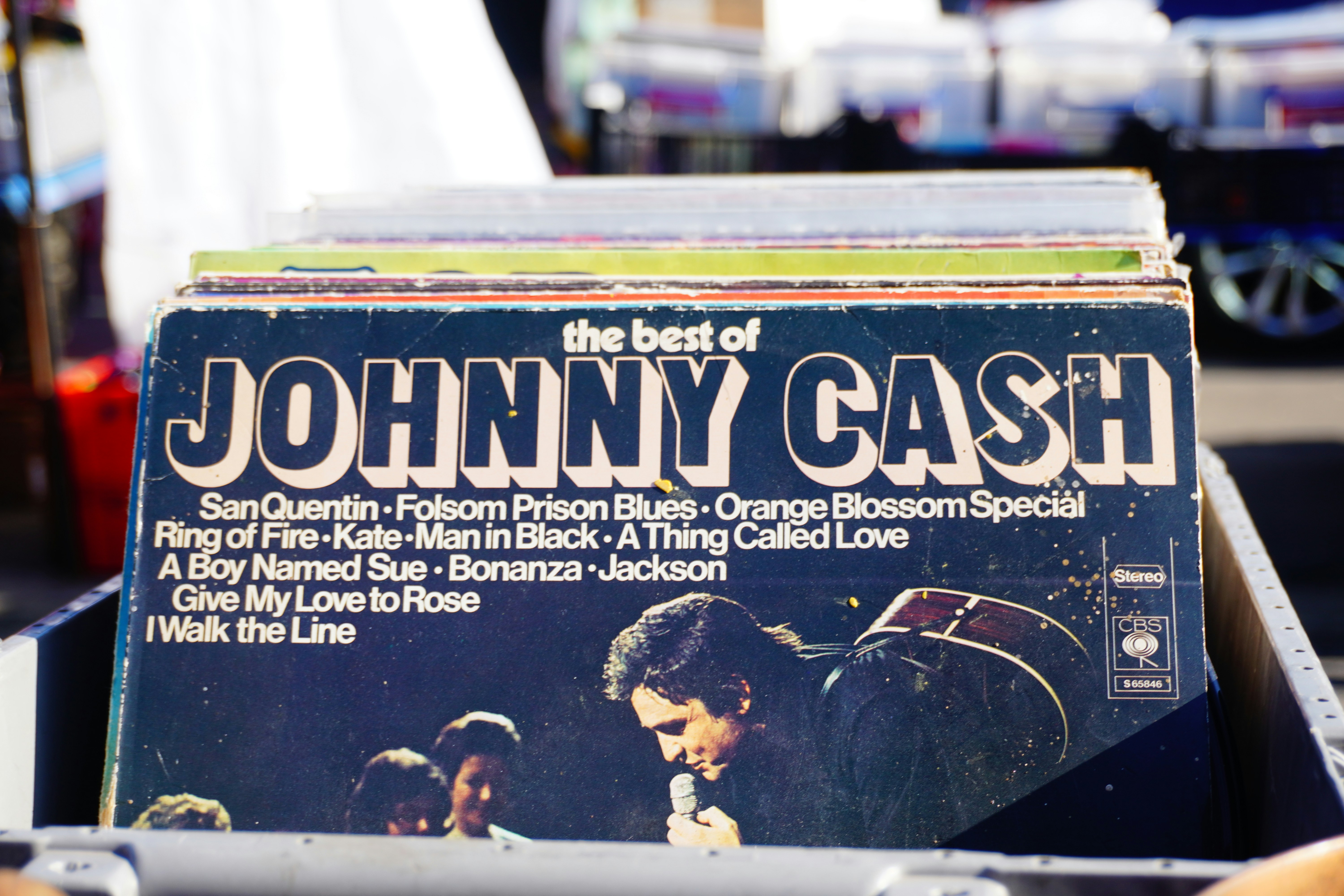 Records in the Light: A Stack of Johnny Cash Classics