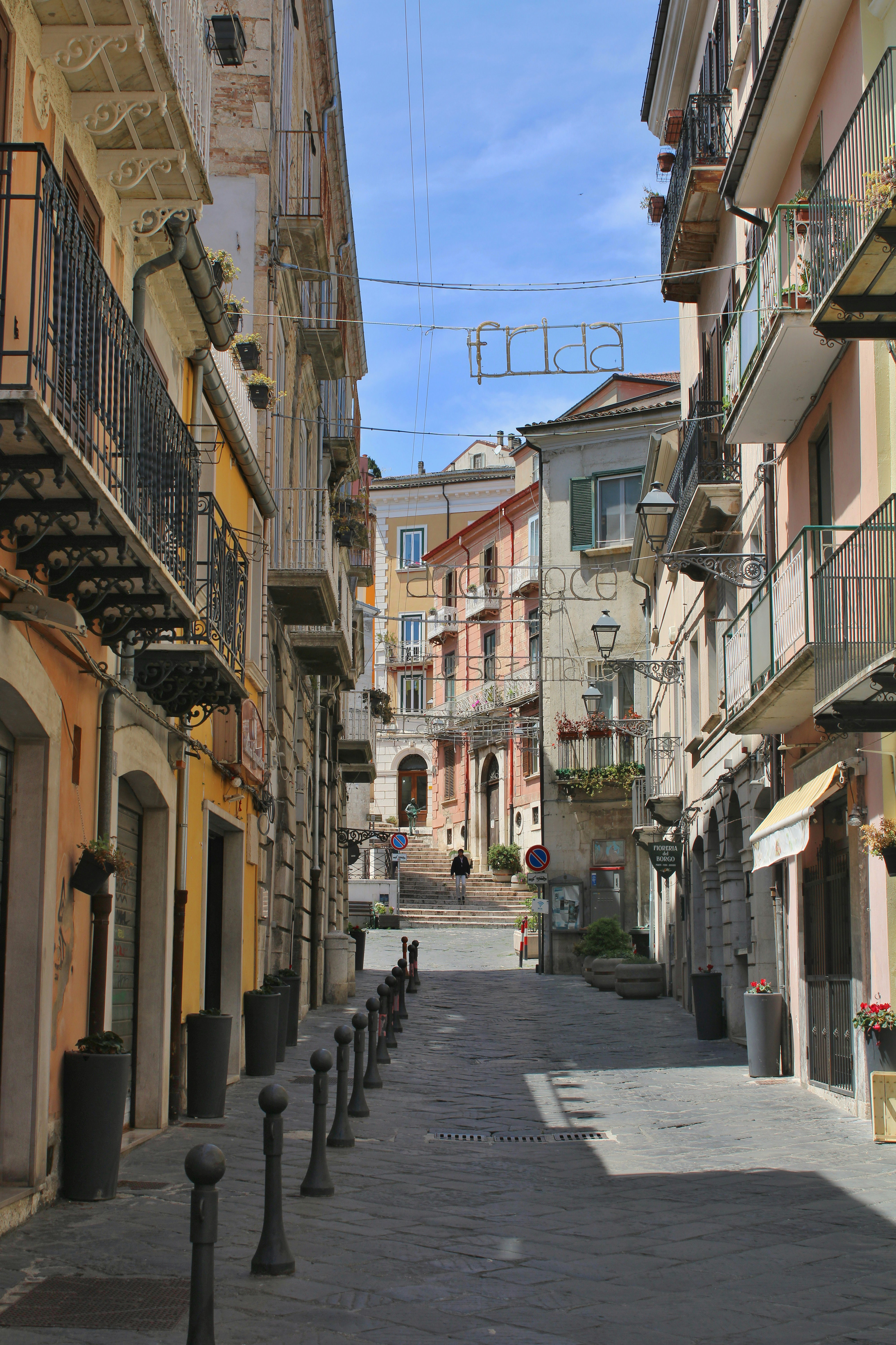 Sunlit Calle of Color and Charms
