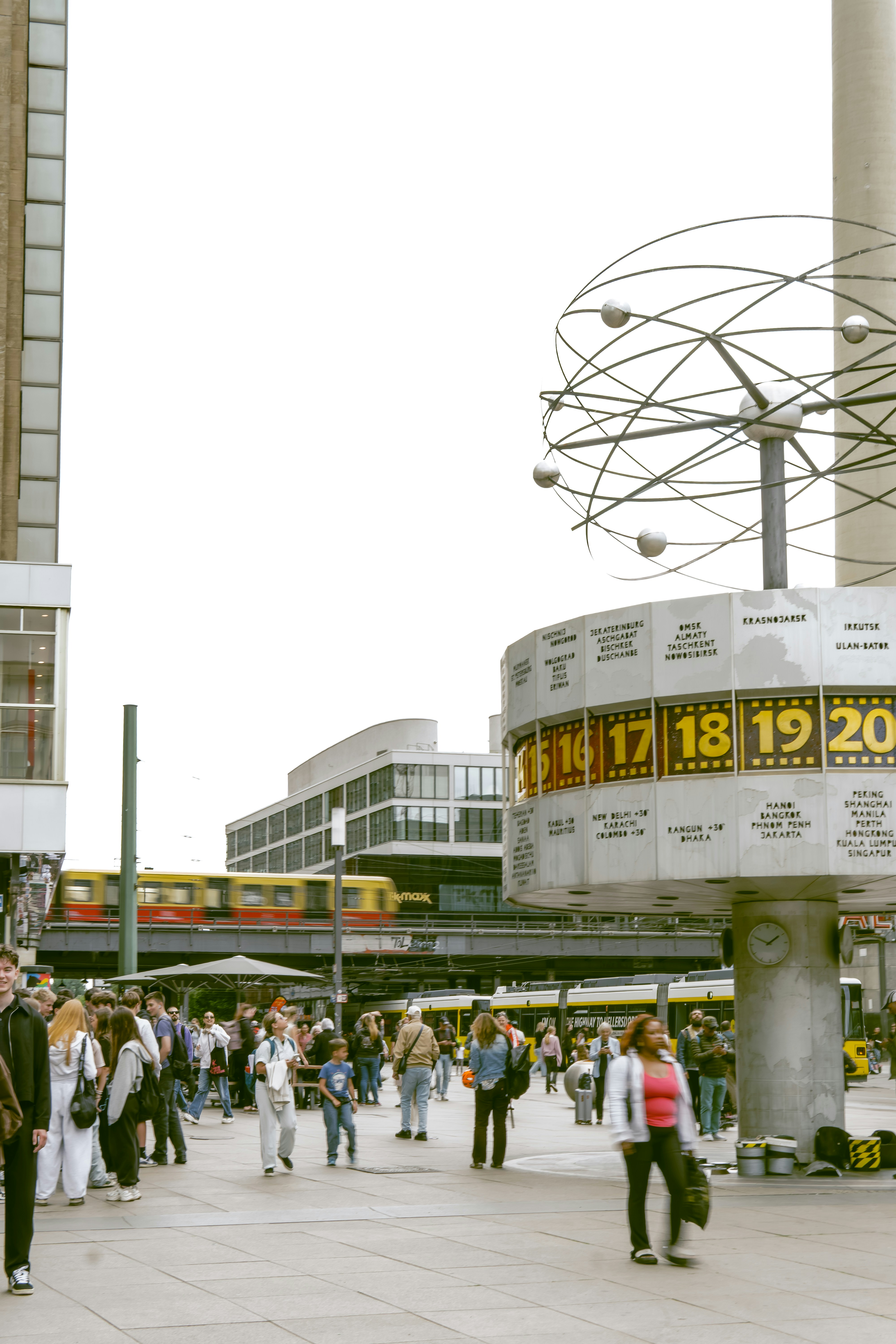 City Square Pulse: People, Transit, and a Sculptural Orb