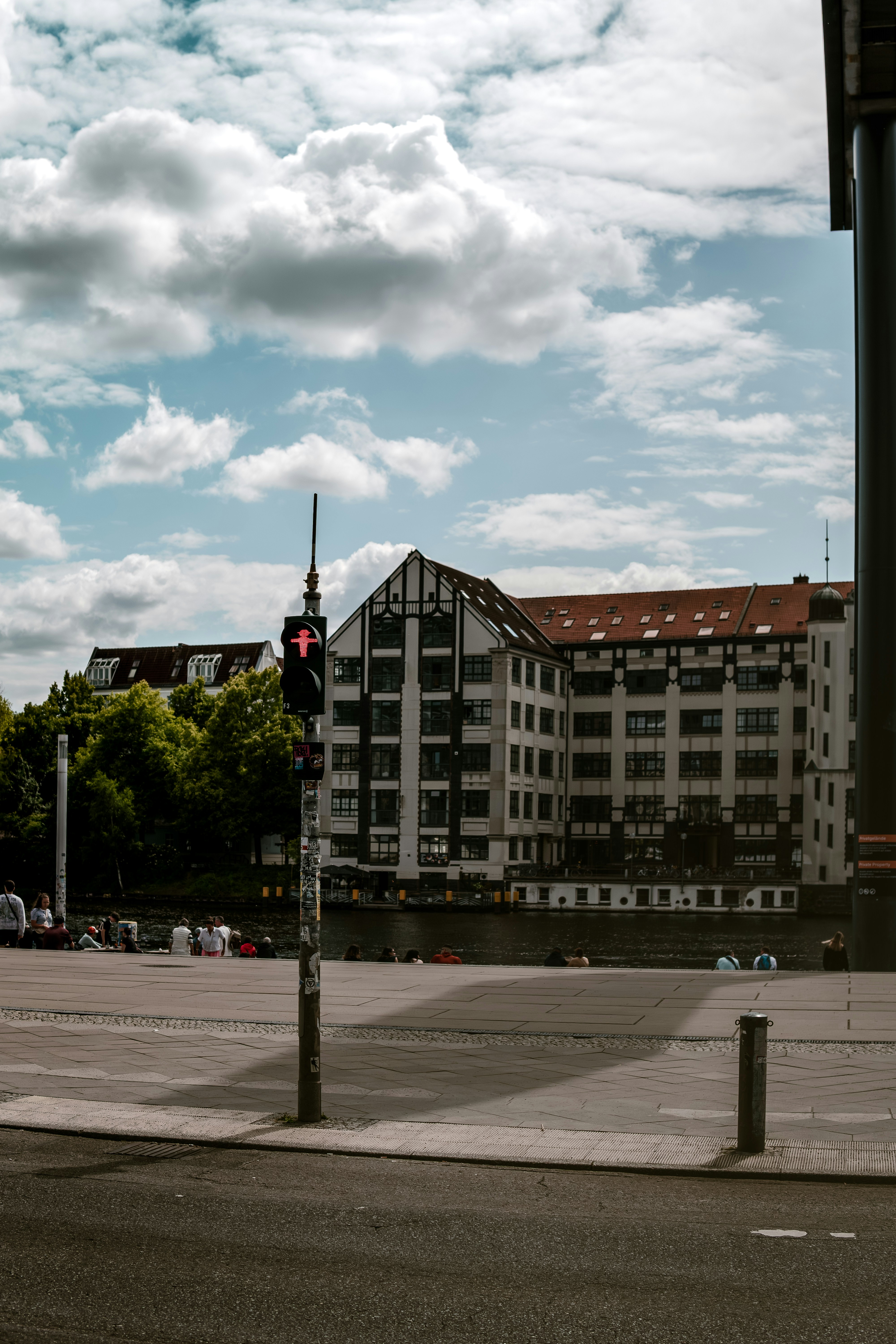 City by the Canal: A Grain of Light on Brick and Water